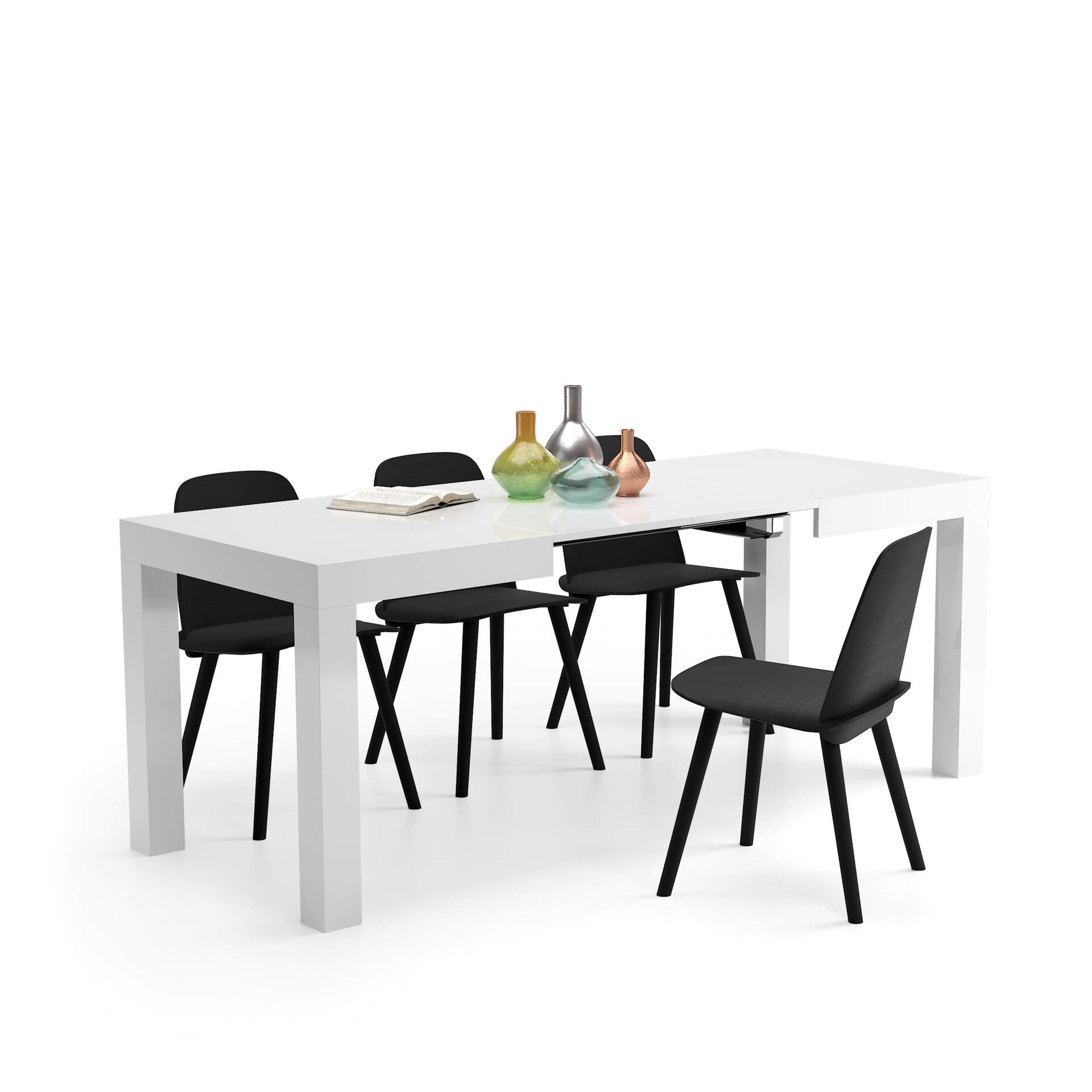 ACME Pagan Dining Table in White High Gloss - Walmart.com