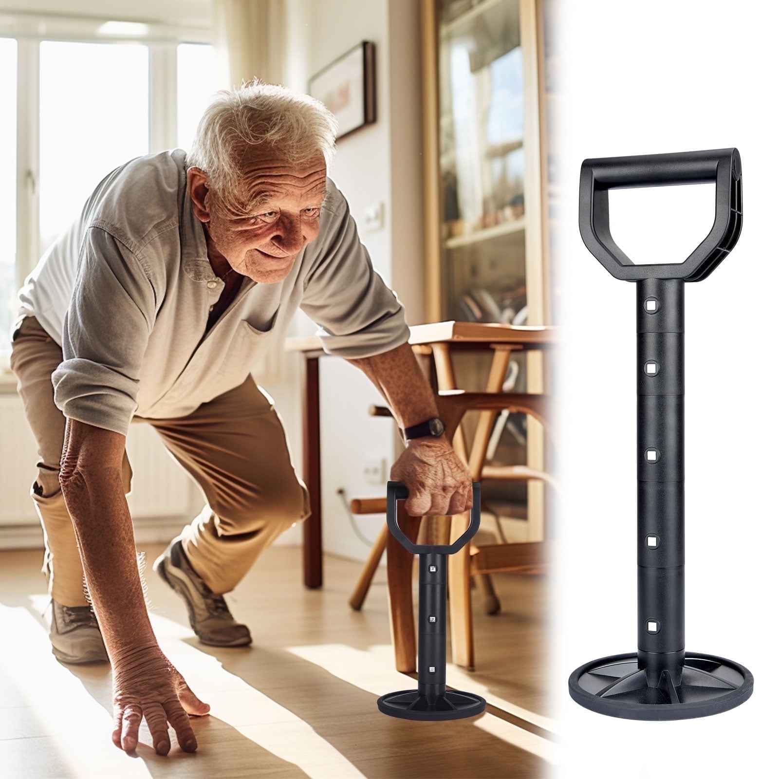 Stand Assist Aid for Elderly from Floor, Adjustable Height 7–17 Inch ...