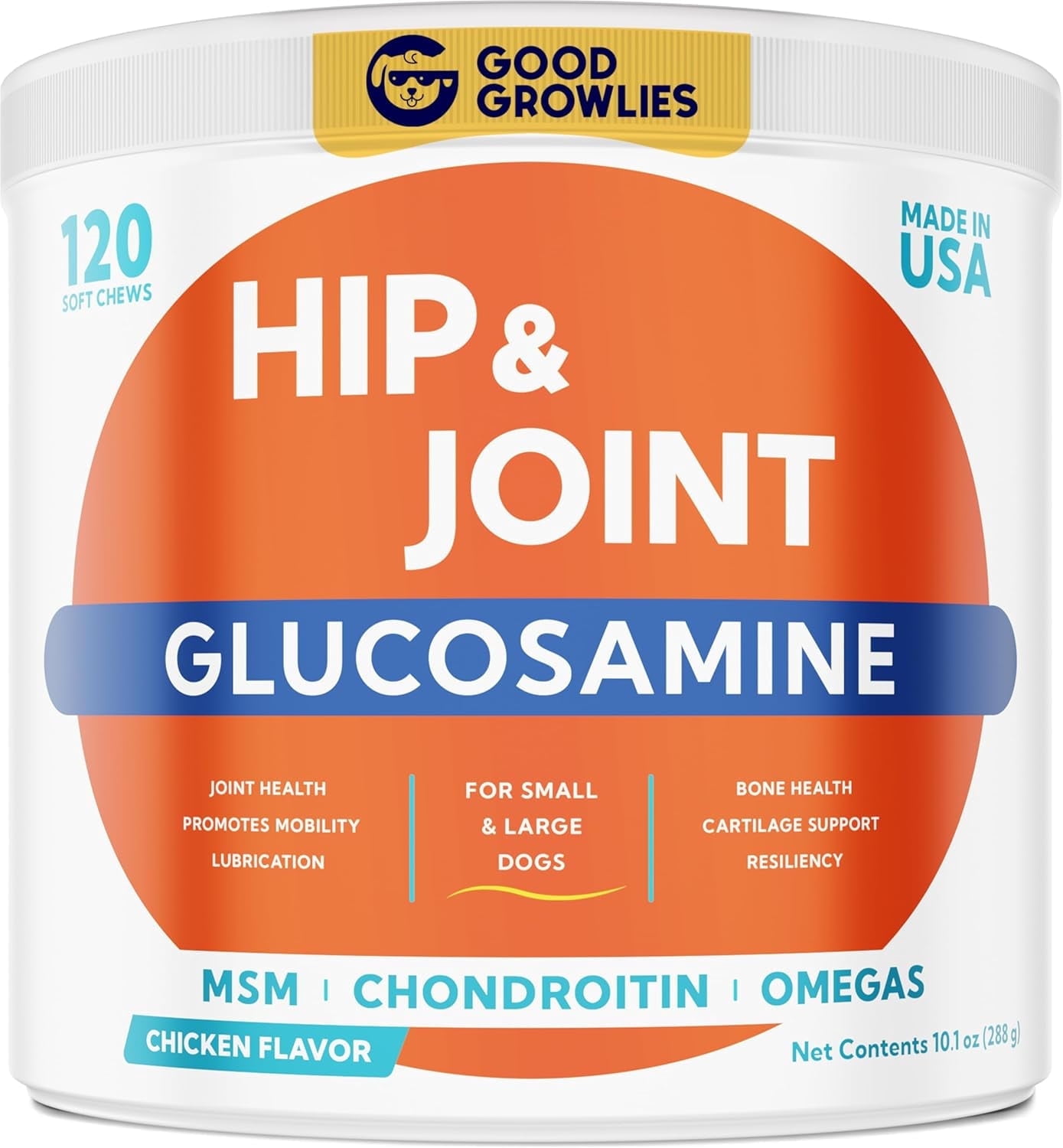 Mobility Glucosamine Treats for Dogs - Advanced Hip & Joint Supplement ...