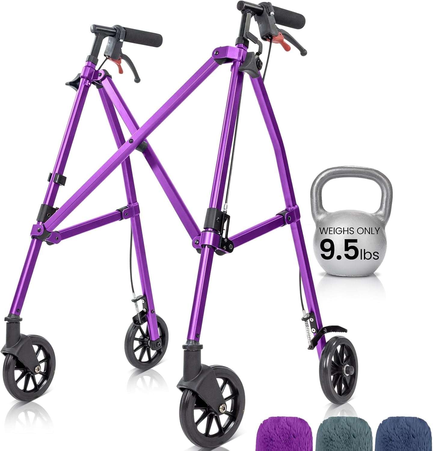 Mobility Lightweight Walker for Seniors - Narrow, Folding Walker w ...