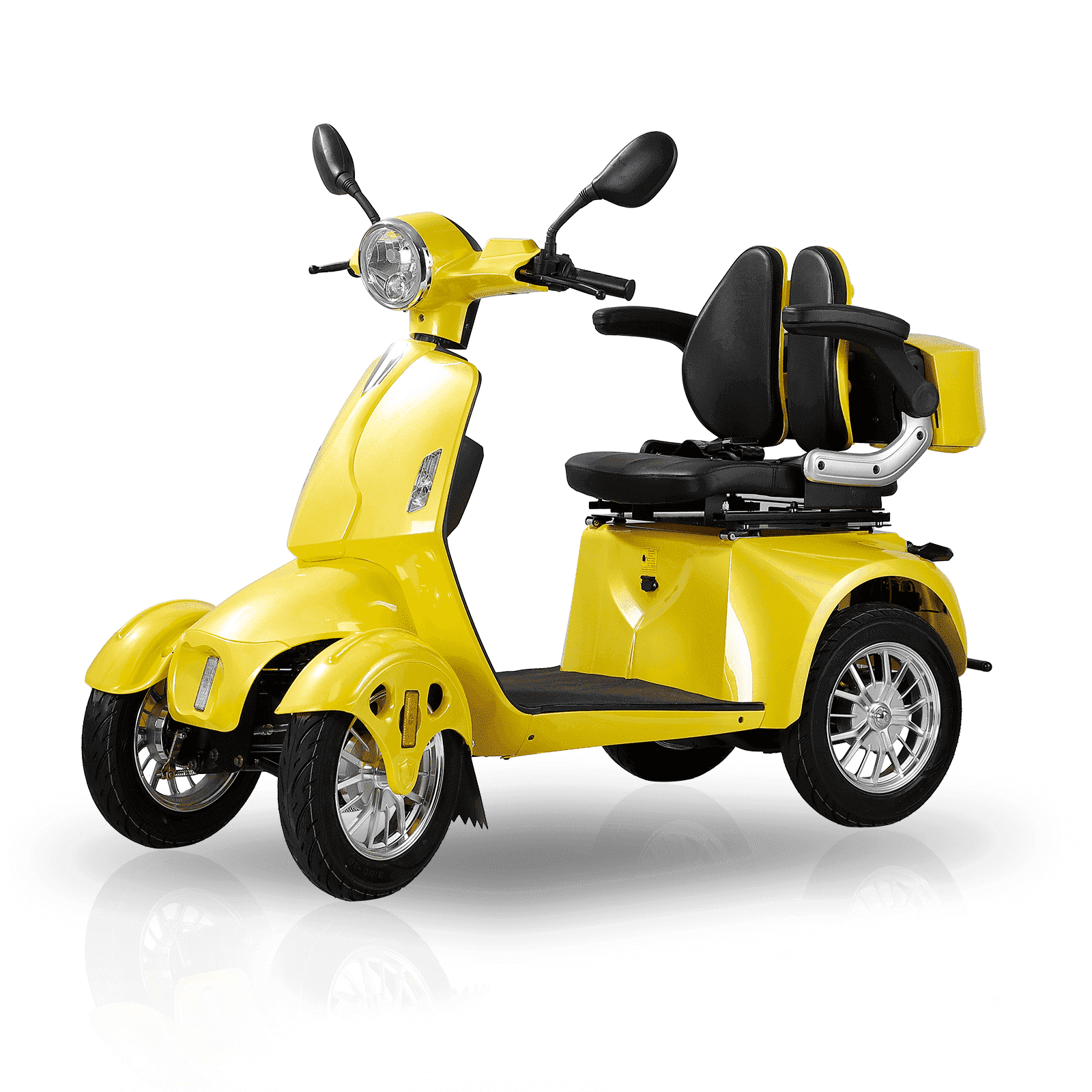 Mobility Scooters Secure 4-Wheel Mobility Scooter with Charger & Basket ...