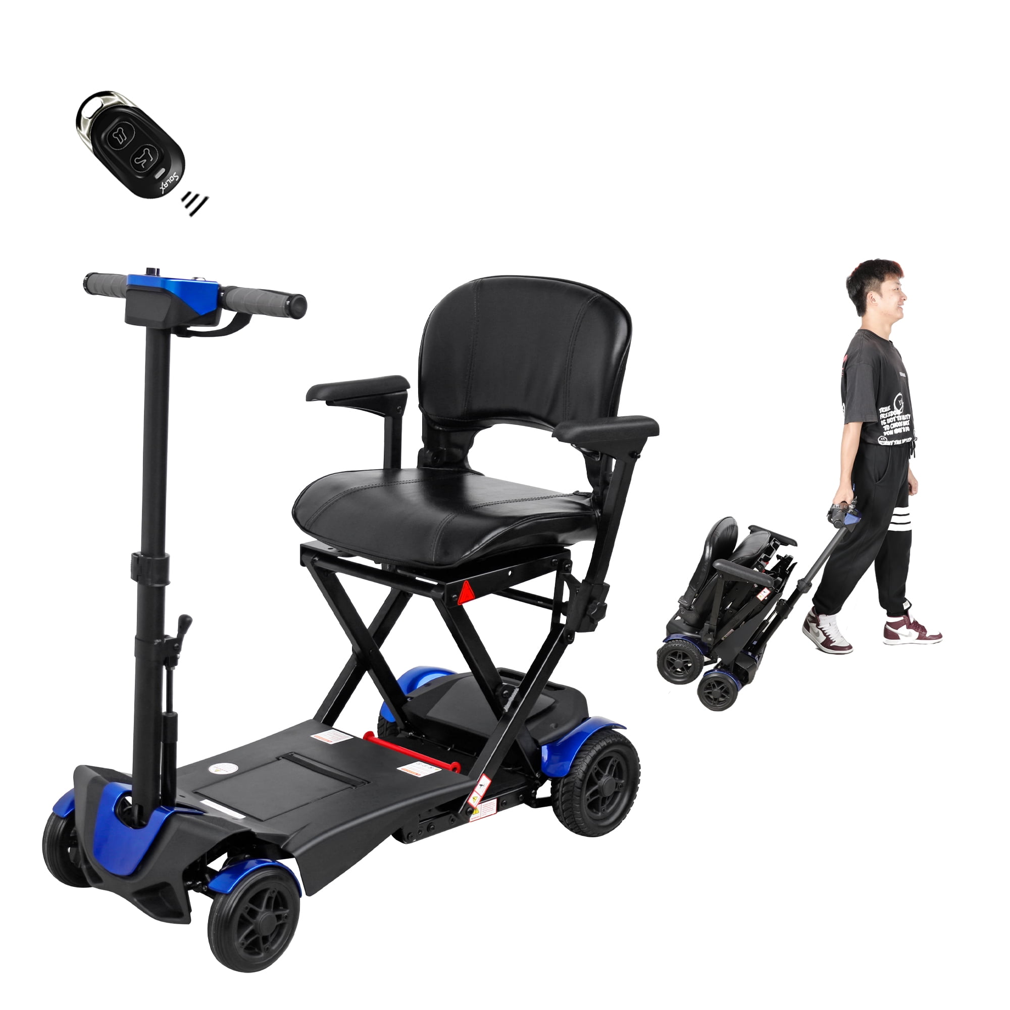 Mobility Scooter for Adults Senior, 4 Wheels Upgraded Electric Powered ...