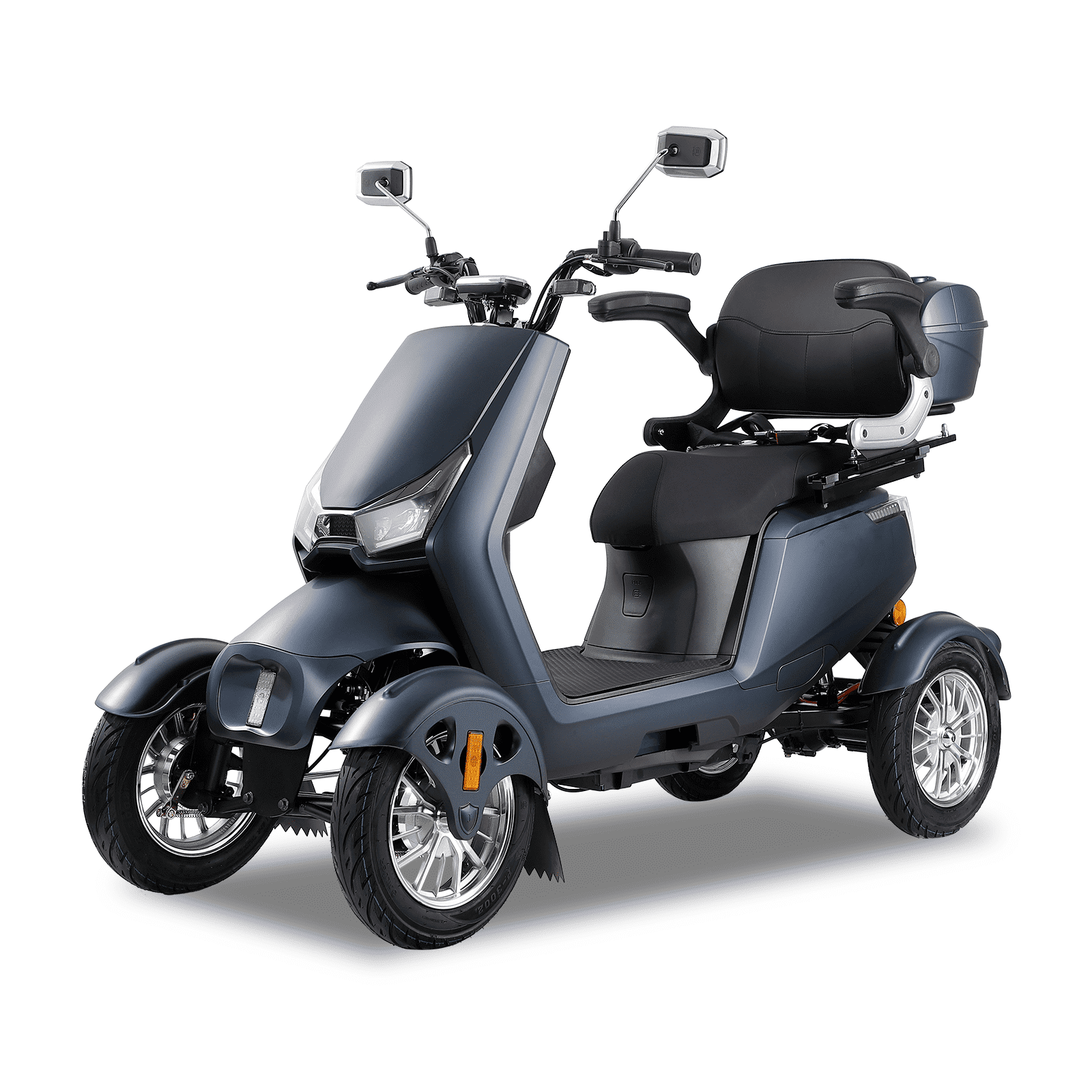 Mobility Scooters Adjustable 4-Wheel with Charger & USB Ports, 500 lb ...