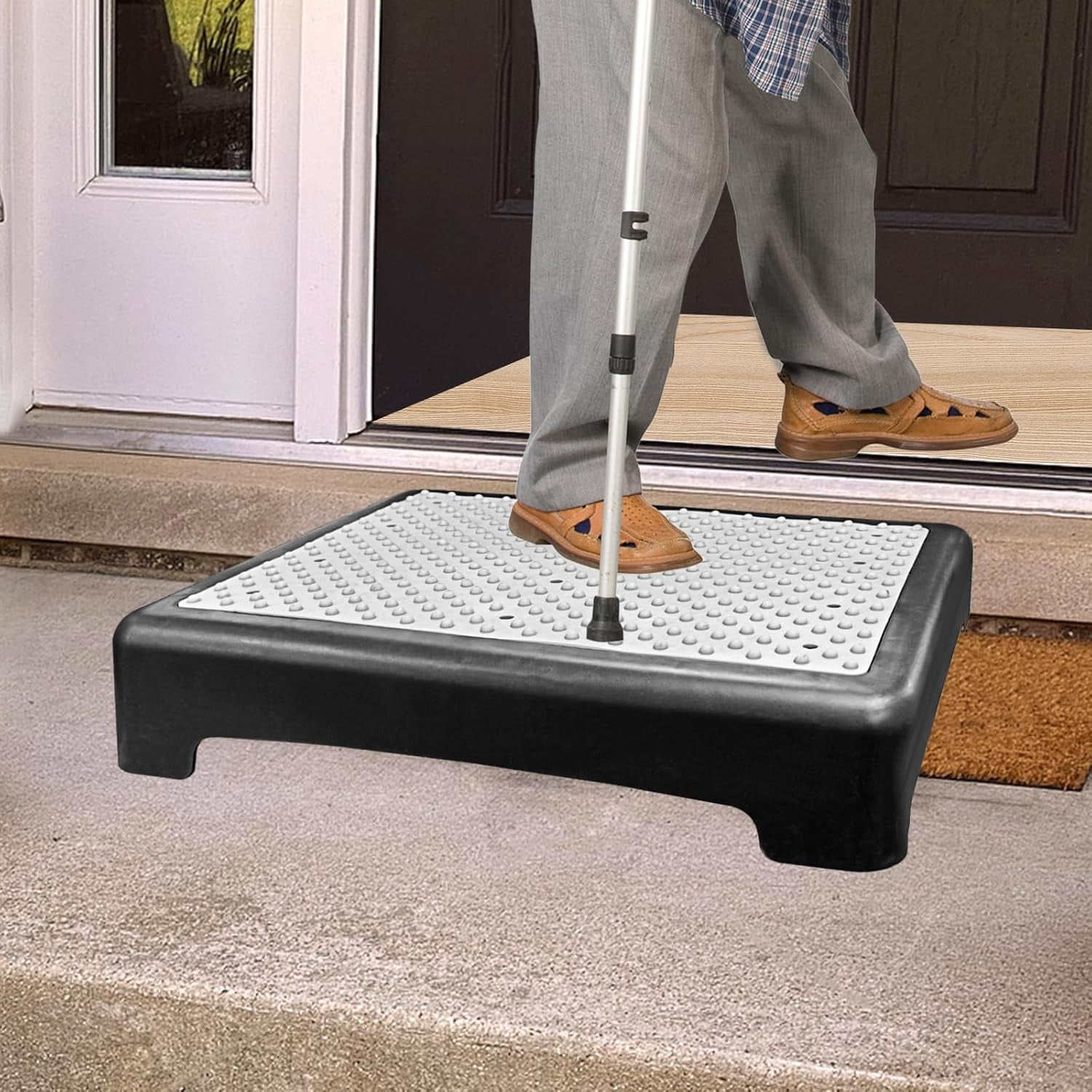 Mobility Step Stool, 3.3 Inch Height Portable One Step Stool for Adults ...