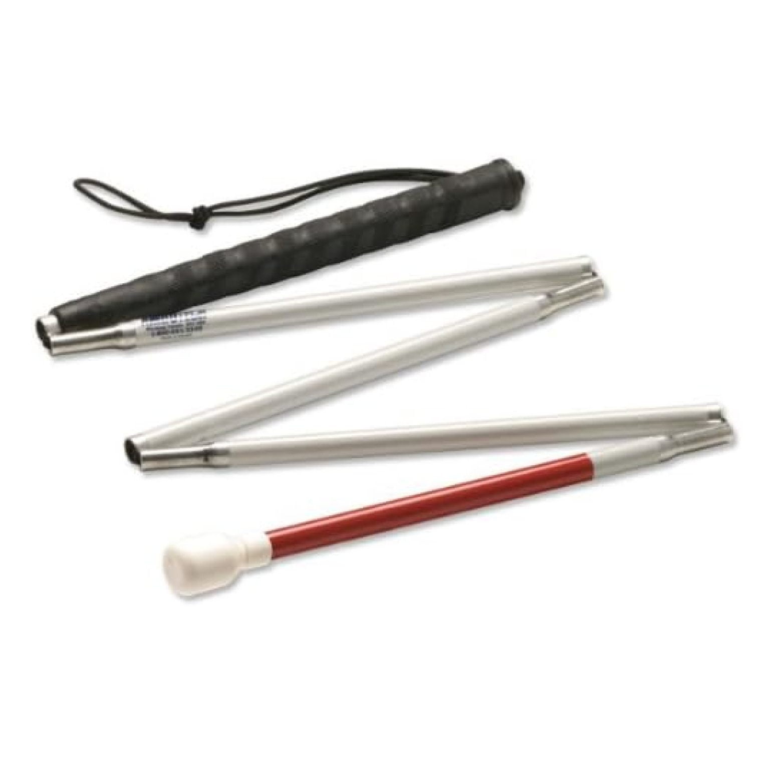 Mobility Walking Cane: Folding Graphite Cane Marshmallow Tip 5 Section ...