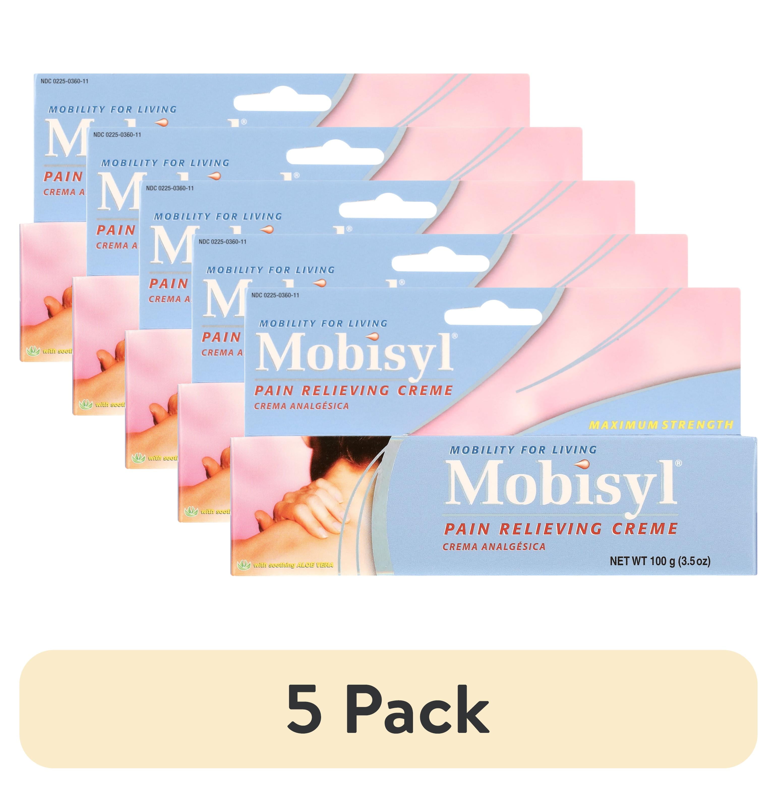 (5 pack) Mobisyl Maximum Strength Pain Relieving Creme, 3.5 oz ...
