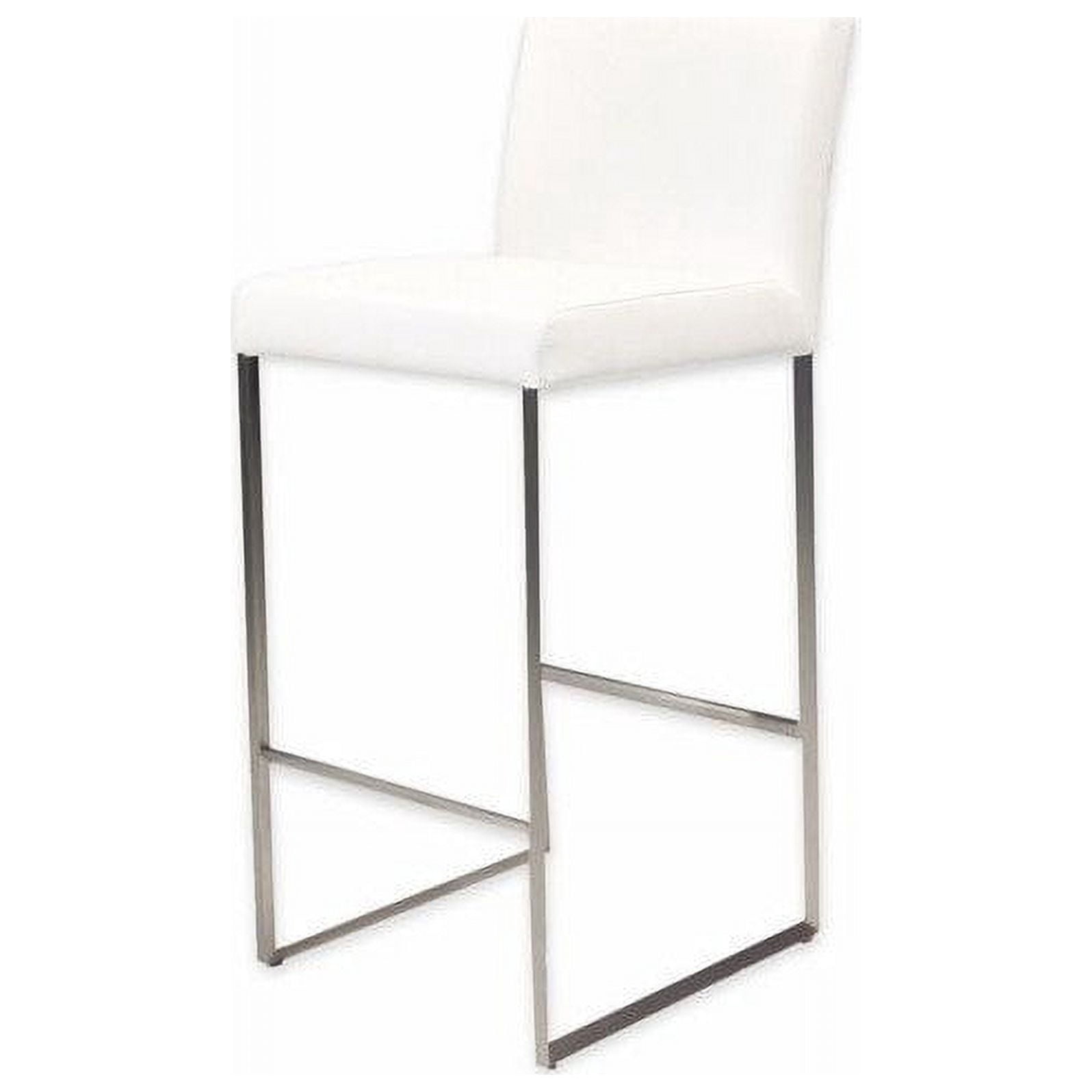 Mobital Tate Faux Leather 26" Counter Stool in Black - Walmart.com