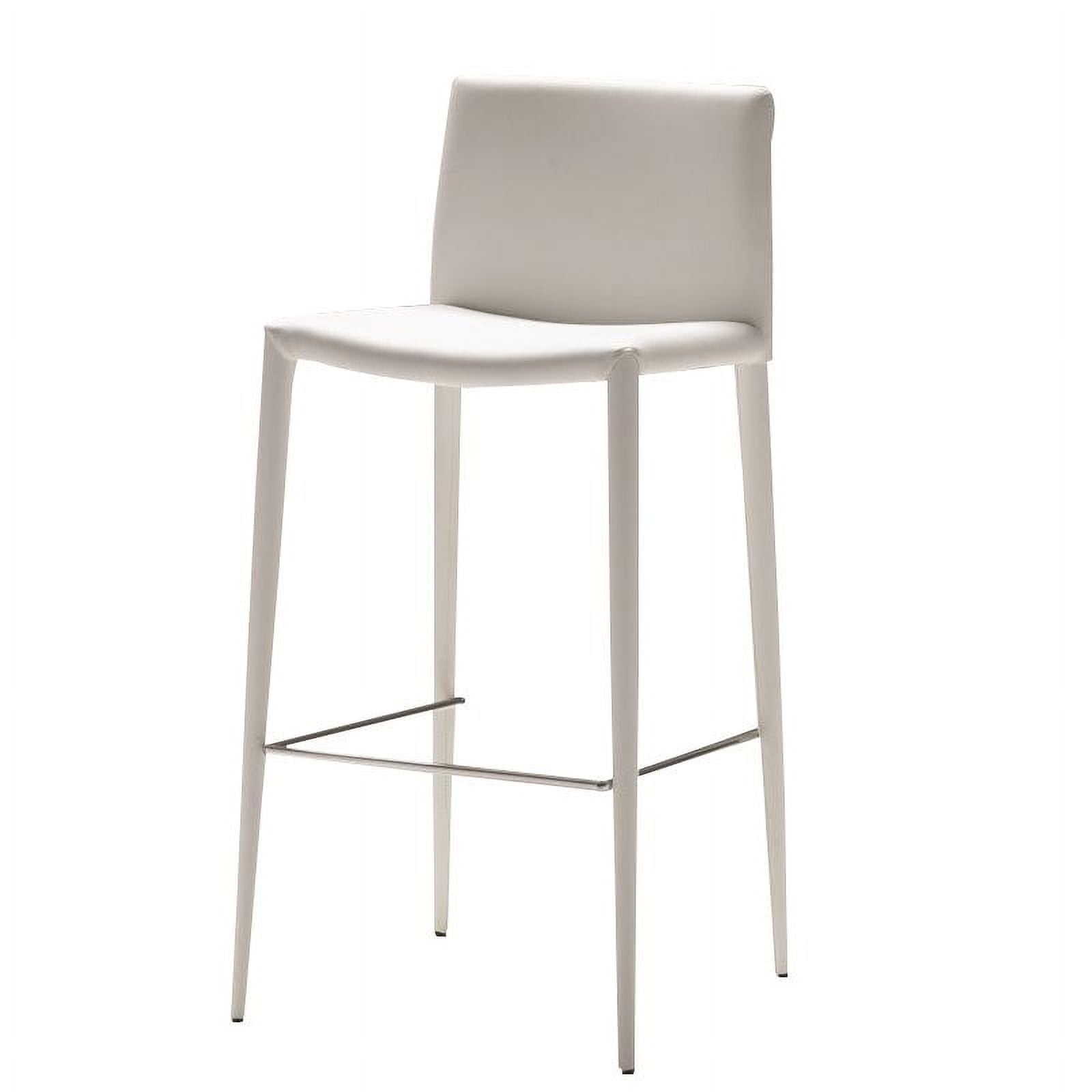 Mobital Zeno Faux Leather 26" Counter Stool in Black - Walmart.com