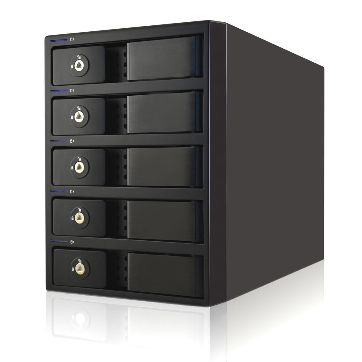 Mobius 5-Bay FW800, eSATA, USB 3.0 RAID Enclosure for 3.5" SATA Hard ...