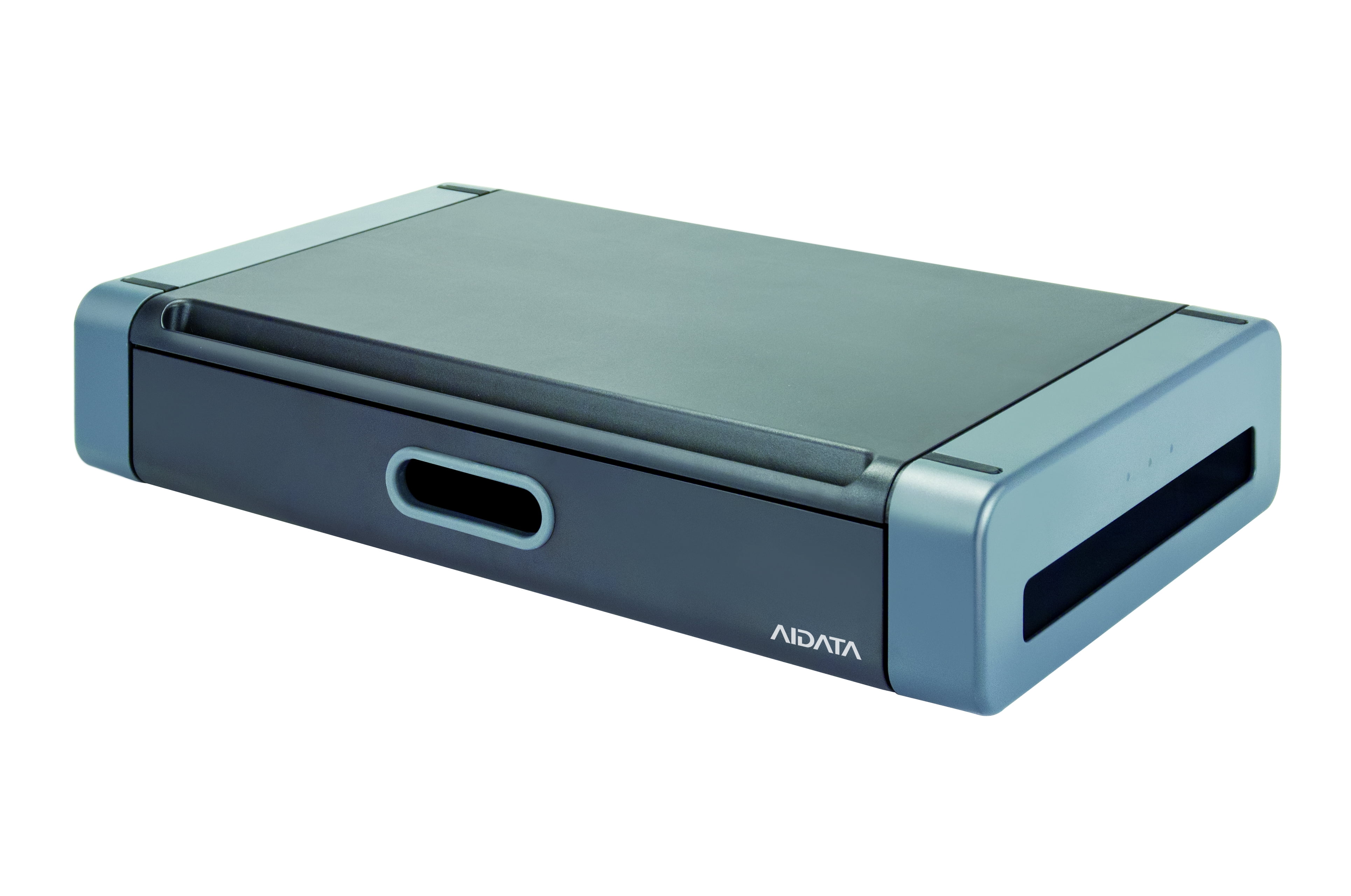 Mobotron Monitor Stand with Drawer (Grey) - Walmart.com