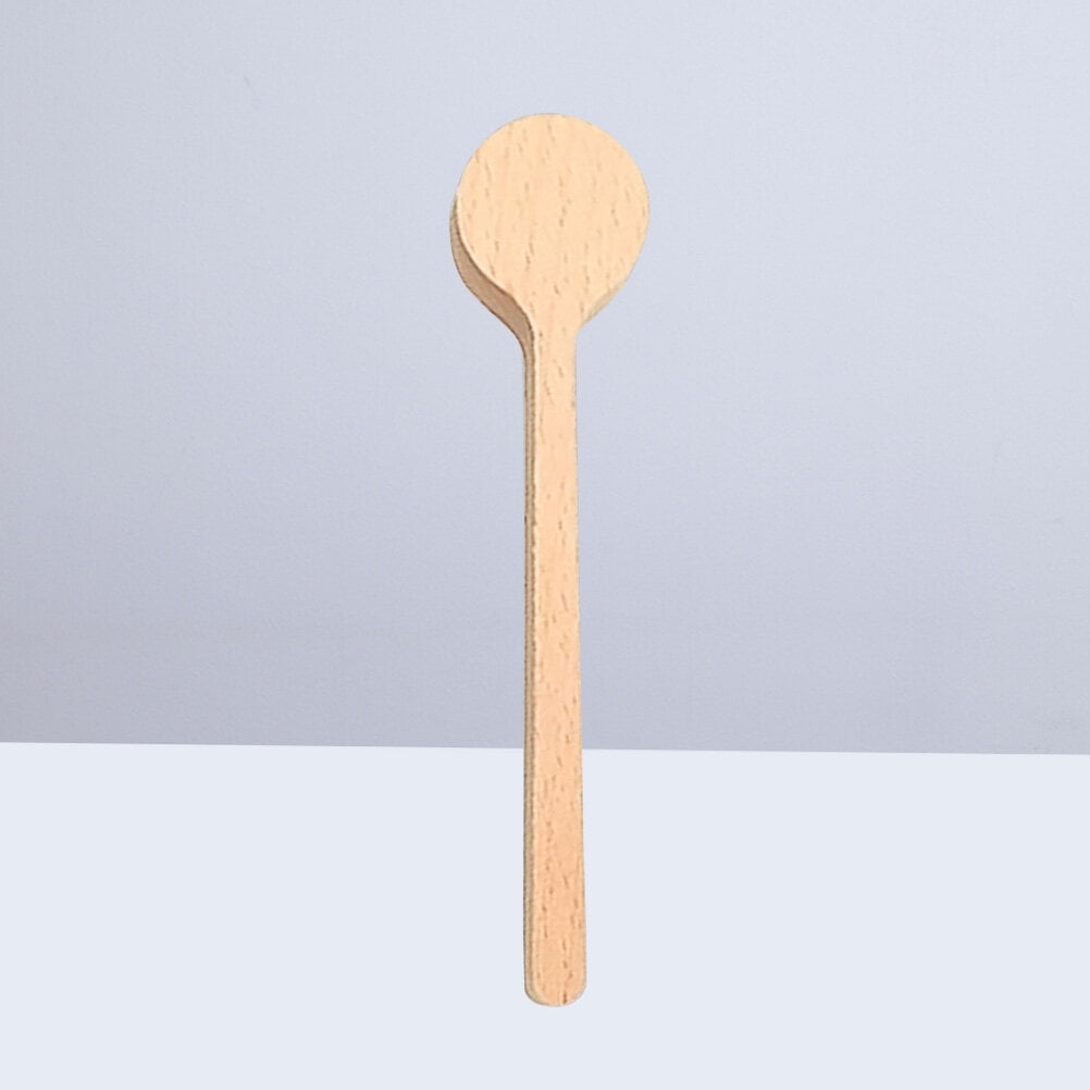 Mobutofu 1 Pc Japanese Spoon Light Brown Wood For Mixing And Diy ...