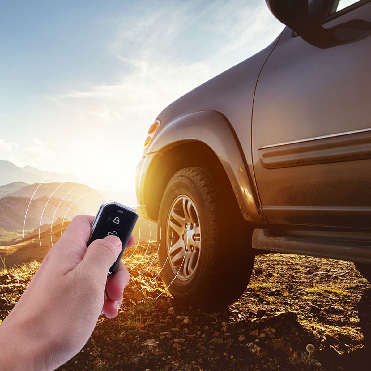 Mobutofu 1 Set Car Keyless Entry System Black Plastic For Car Owners In ...