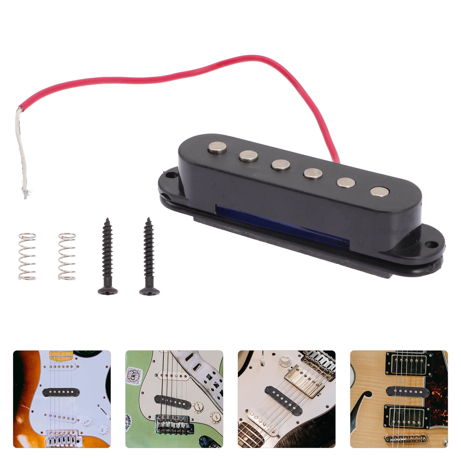 Mobutofu 1 Set Rectangular Guitar For Acoustic Guitar With Volume ...