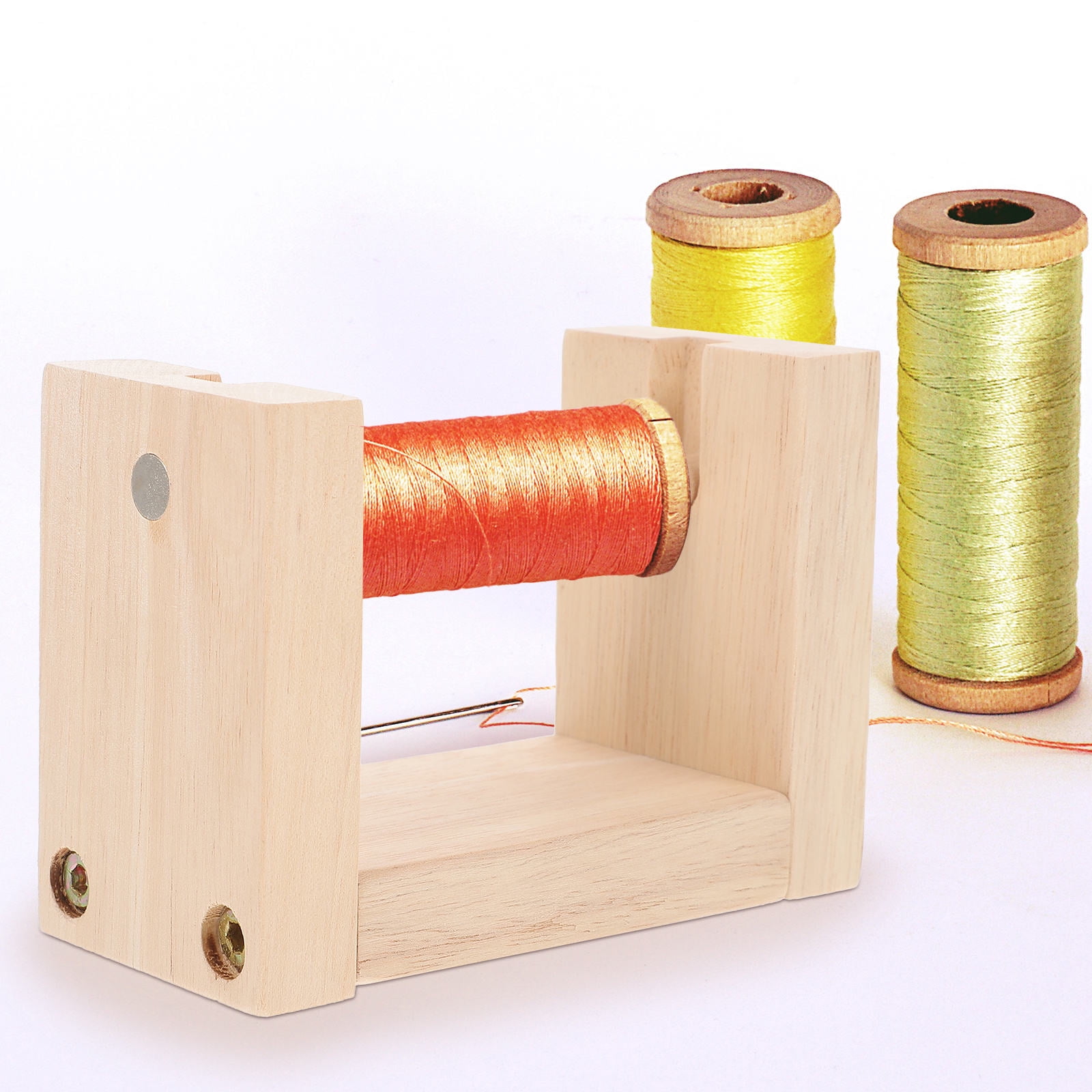 Mobutofu 1 Set Yarn Spool Rack Sewing Tools Storage Rack Wood Material ...
