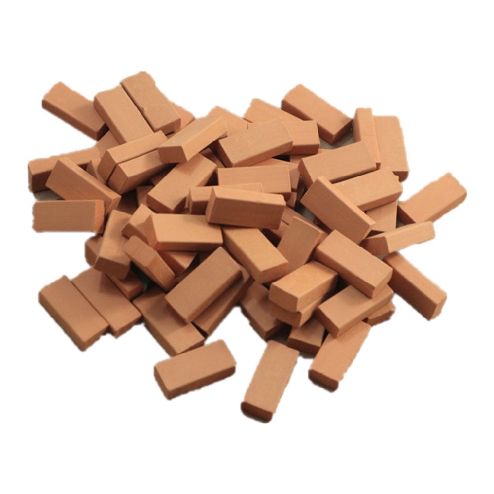 Mobutofu 100 Pcs Miniature Building Blocks Rectangular for Kids and ...