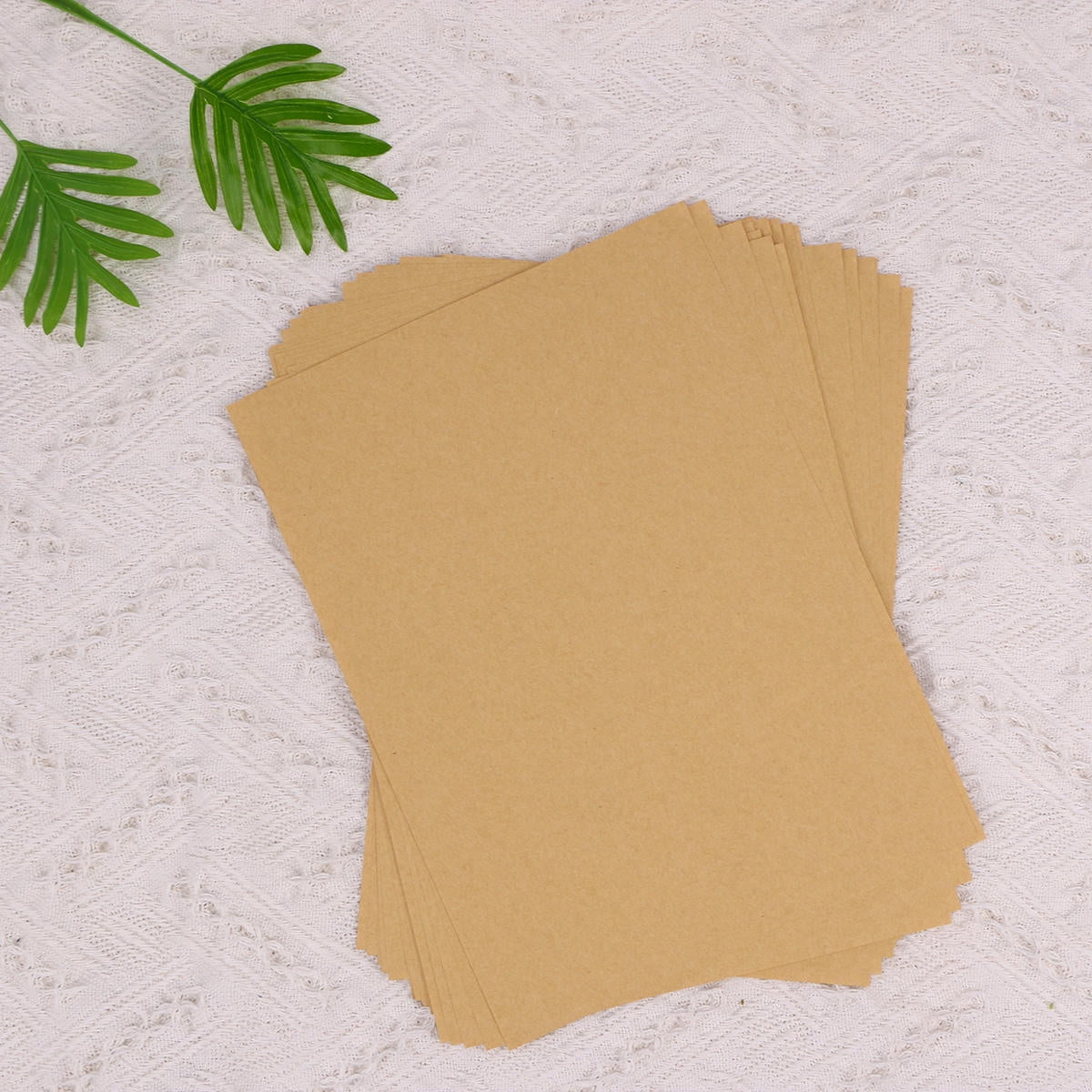Mobutofu 100 Sheets Letter Paper Khaki Paper Writing Calligraphy ...