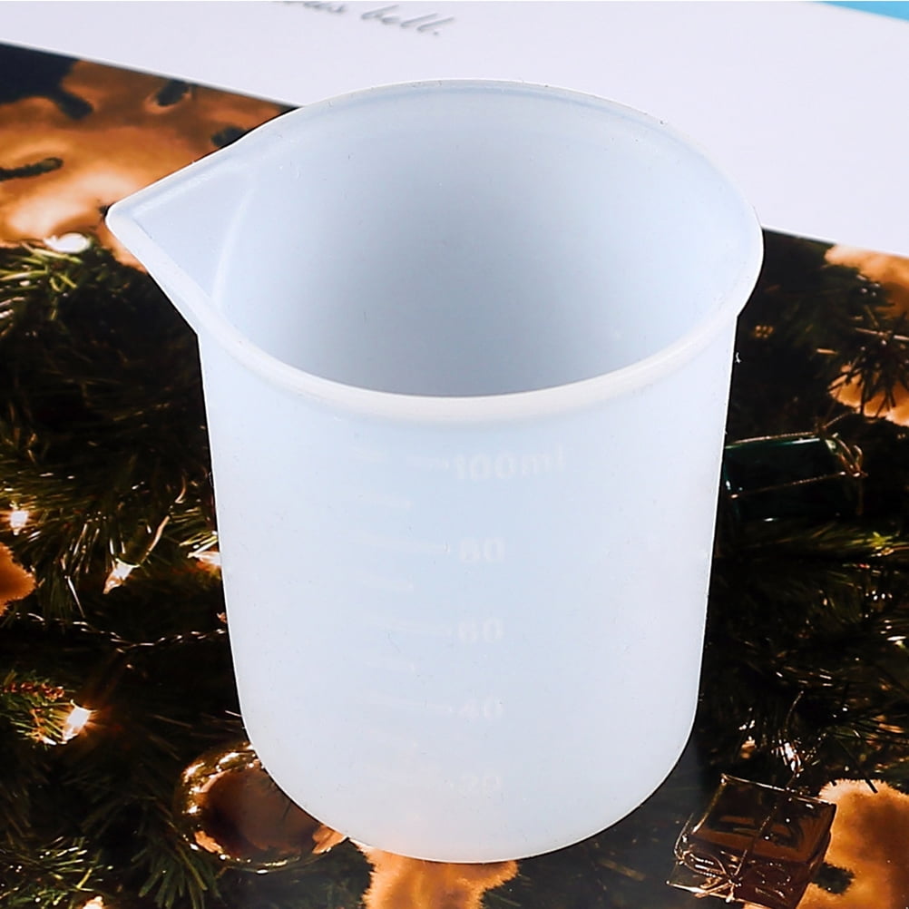 Mobutofu 10Pcs Epoxy Resin Mixing Cups Silicone for Measuring Graduated ...