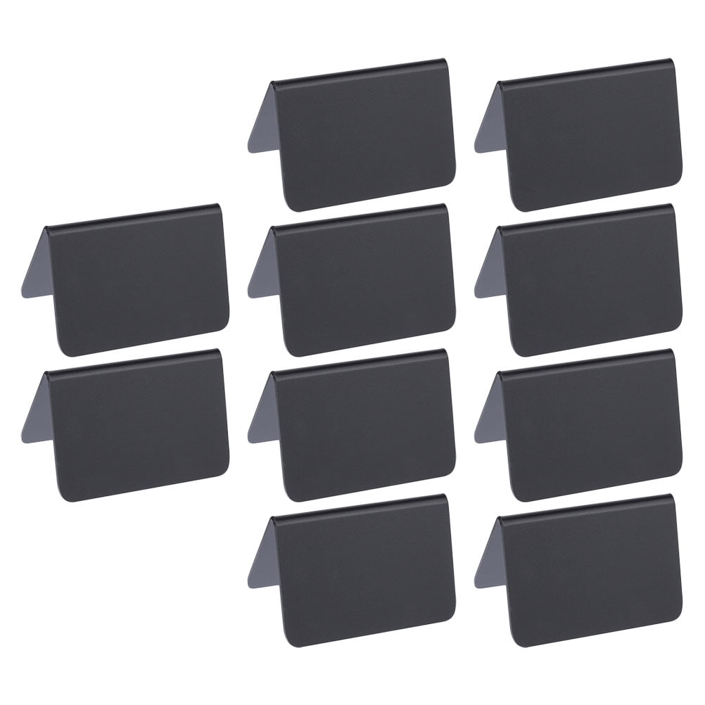 Mobutofu 10Pcs Mini Blackboard Acrylic Double-Sided A-Shape for Small ...