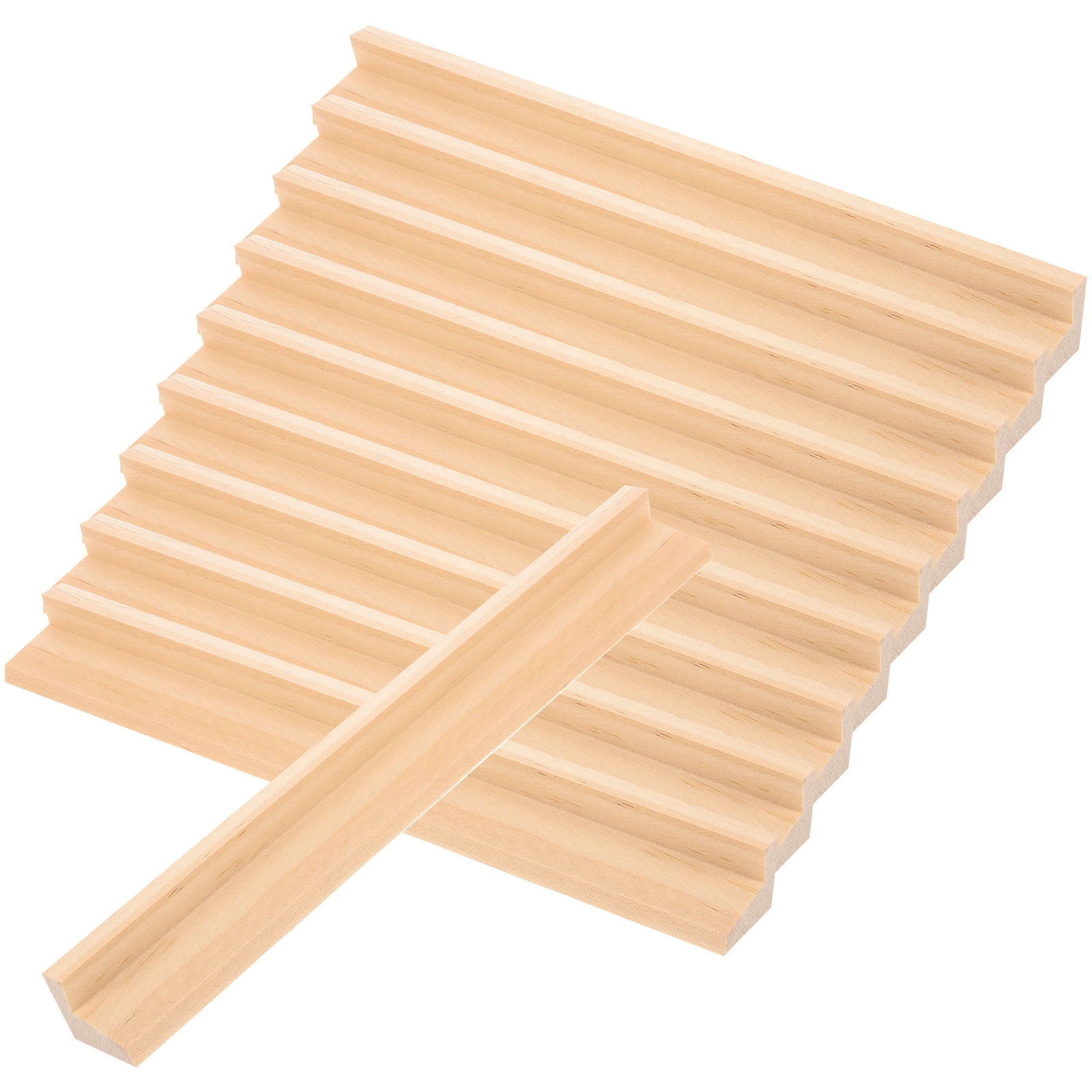 Mobutofu 10Pcs Wood Color English Letters Bases Diy Wooden Crafts ...
