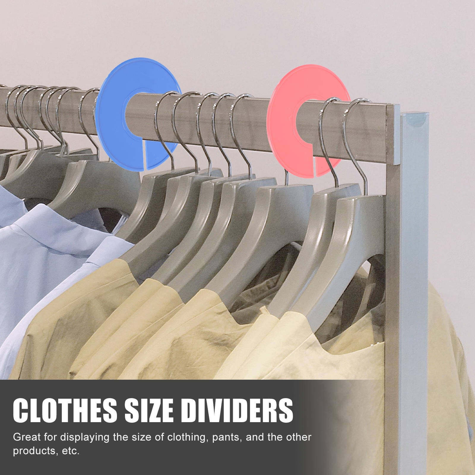 Mobutofu 12Pcs Plastic Dividers for Retail Display Clothing Rack ...