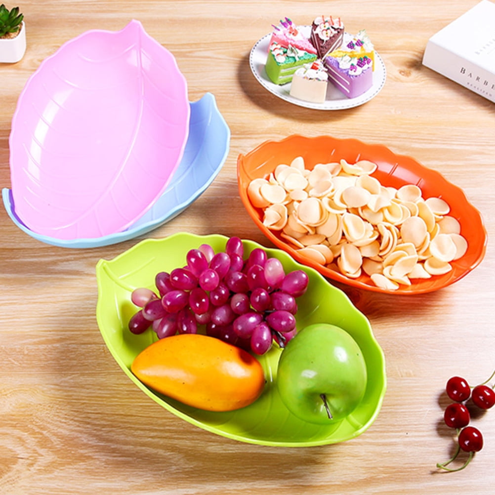 Mobutofu 15Pcs Leaf Shaped Snack Plates for Wedding and Conference ...