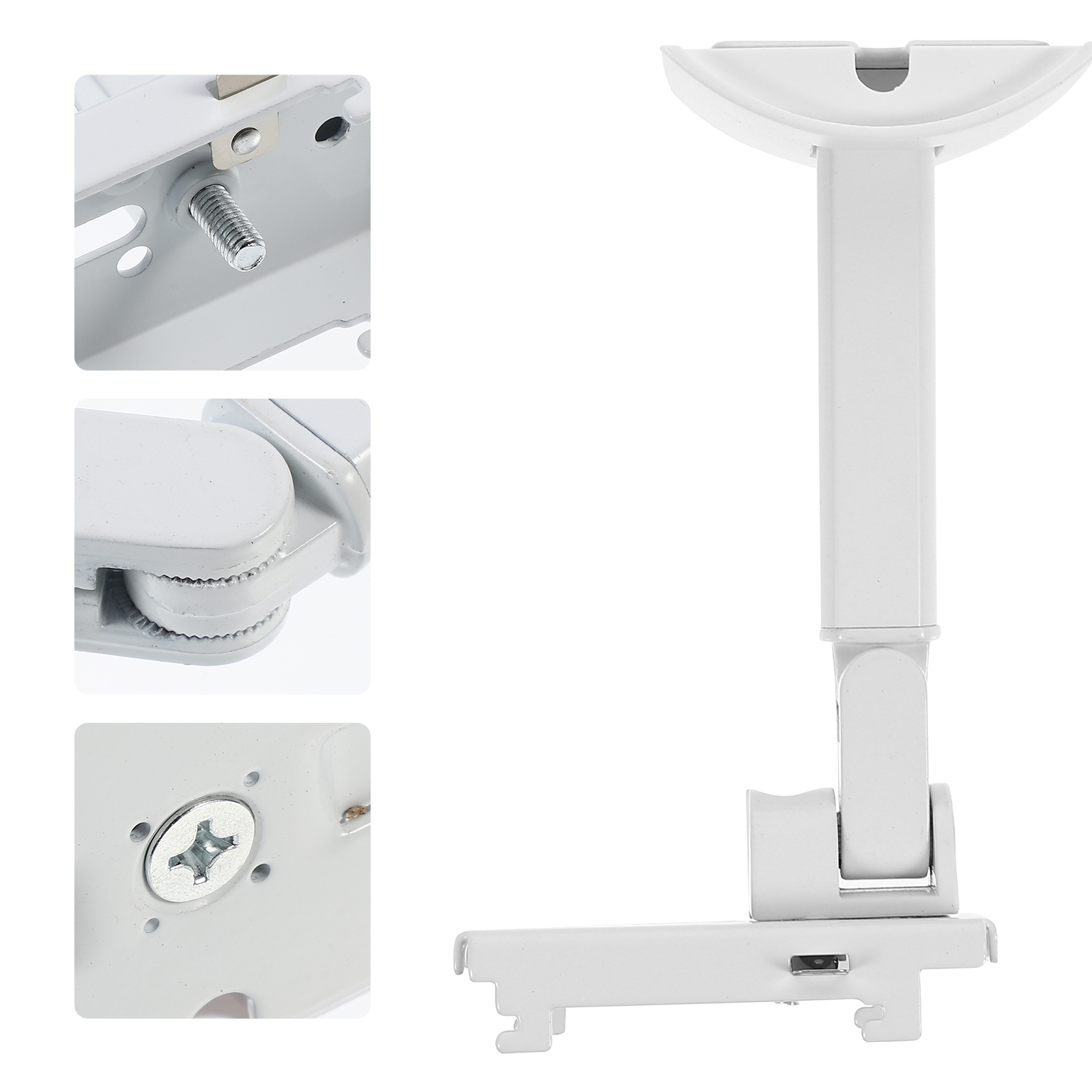 Mobutofu 1Pack Adjustable Wall Mounted Speaker Storage Rack for Home ...