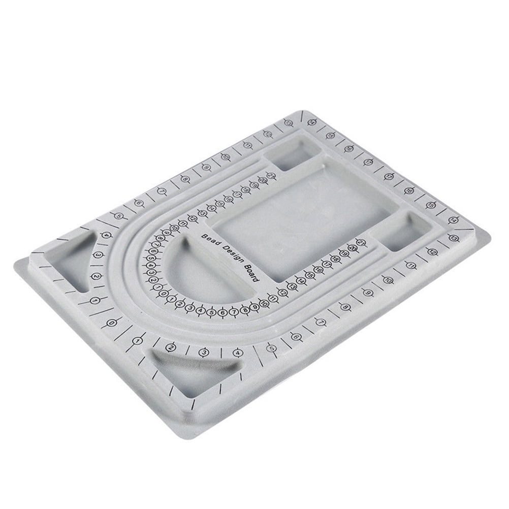 Mobutofu 1Pack Bead Board for Jewelry Making White PVC for Bead ...