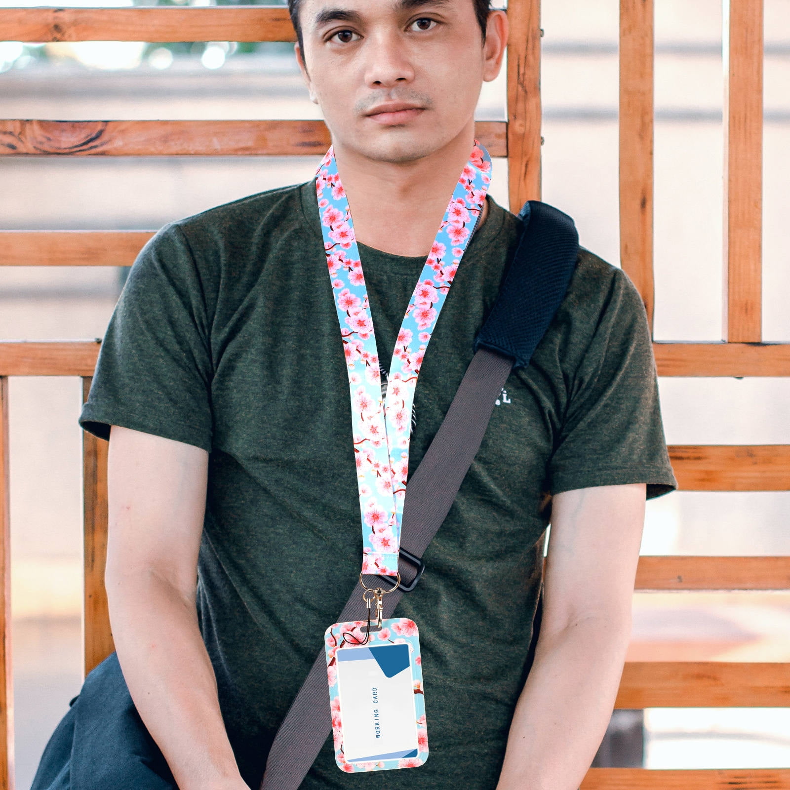 Mobutofu 1Pack Clear School Card Keeper Rectangular Shape for Students ...