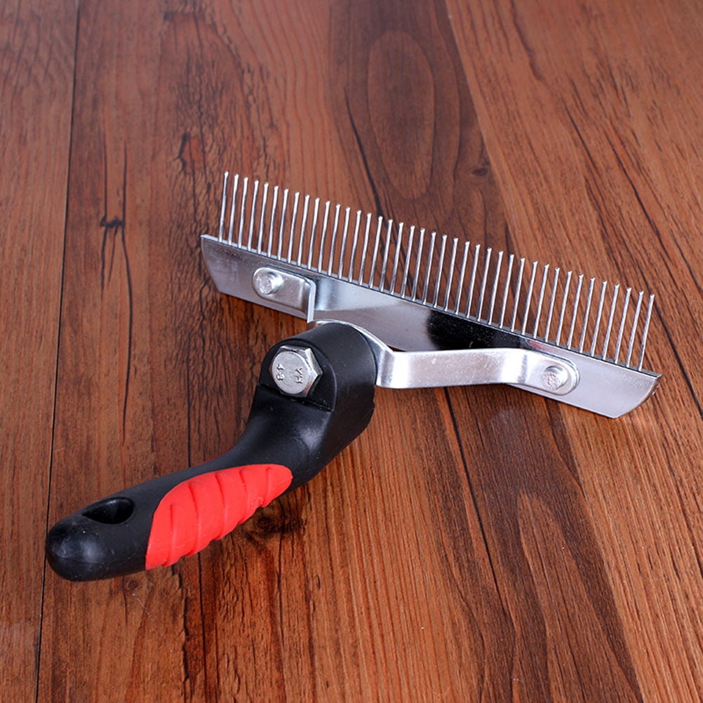 Mobutofu 1Pack Dog Grooming Comb With Double Rows For Tangle Removal ...