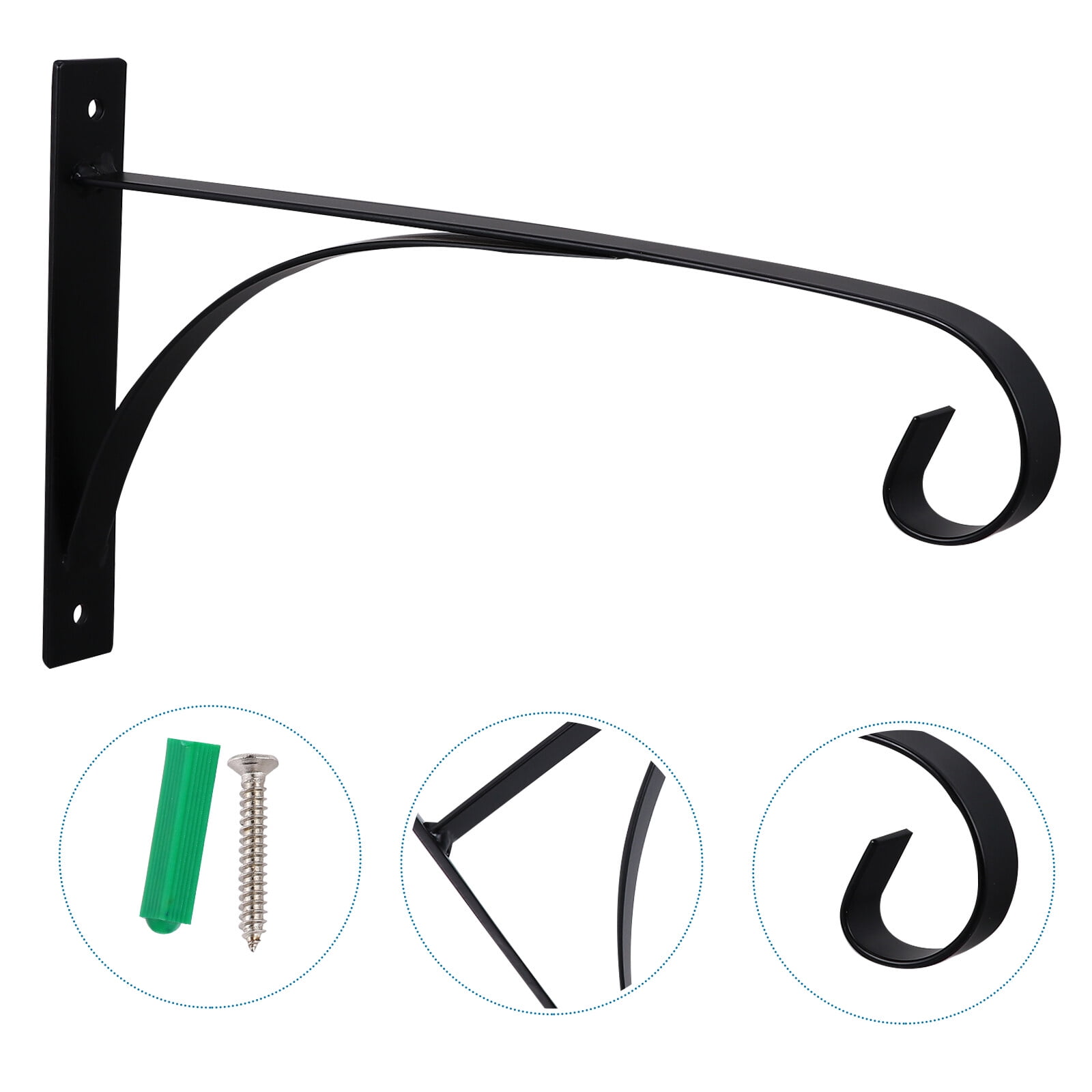 Mobutofu 1Pack Iron Wall-Mounted Flower Pot Bracket For Homeowners In ...