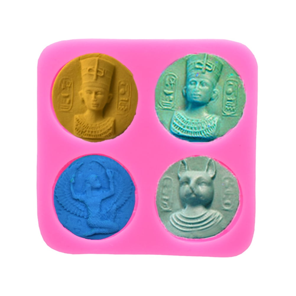 Mobutofu 1Pack Pink Silicone Cake Molds for DIY Making Party Home ...