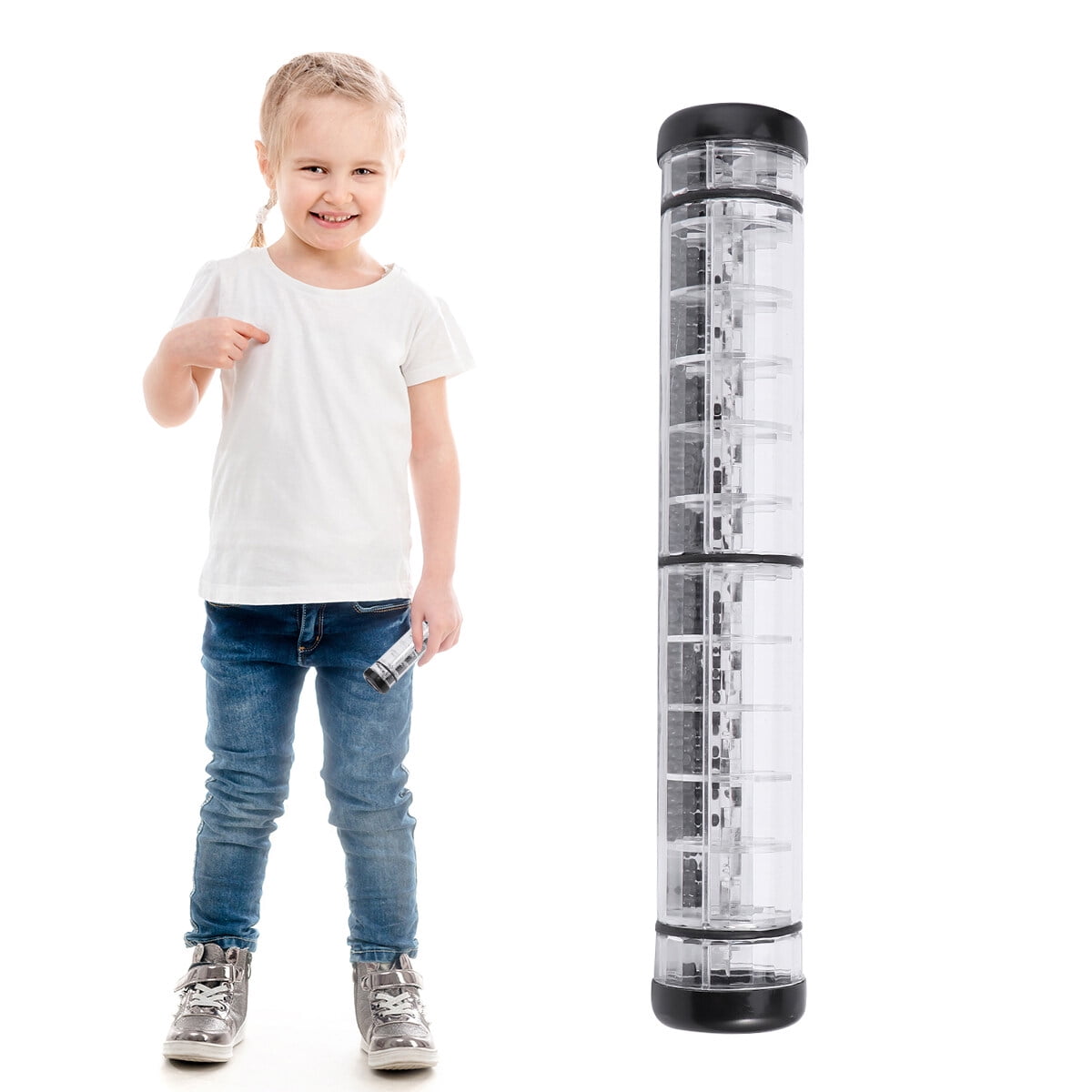 Mobutofu 1Pack Plastic Sound Effect Cylinder Toy for Babies 11.81x1 ...