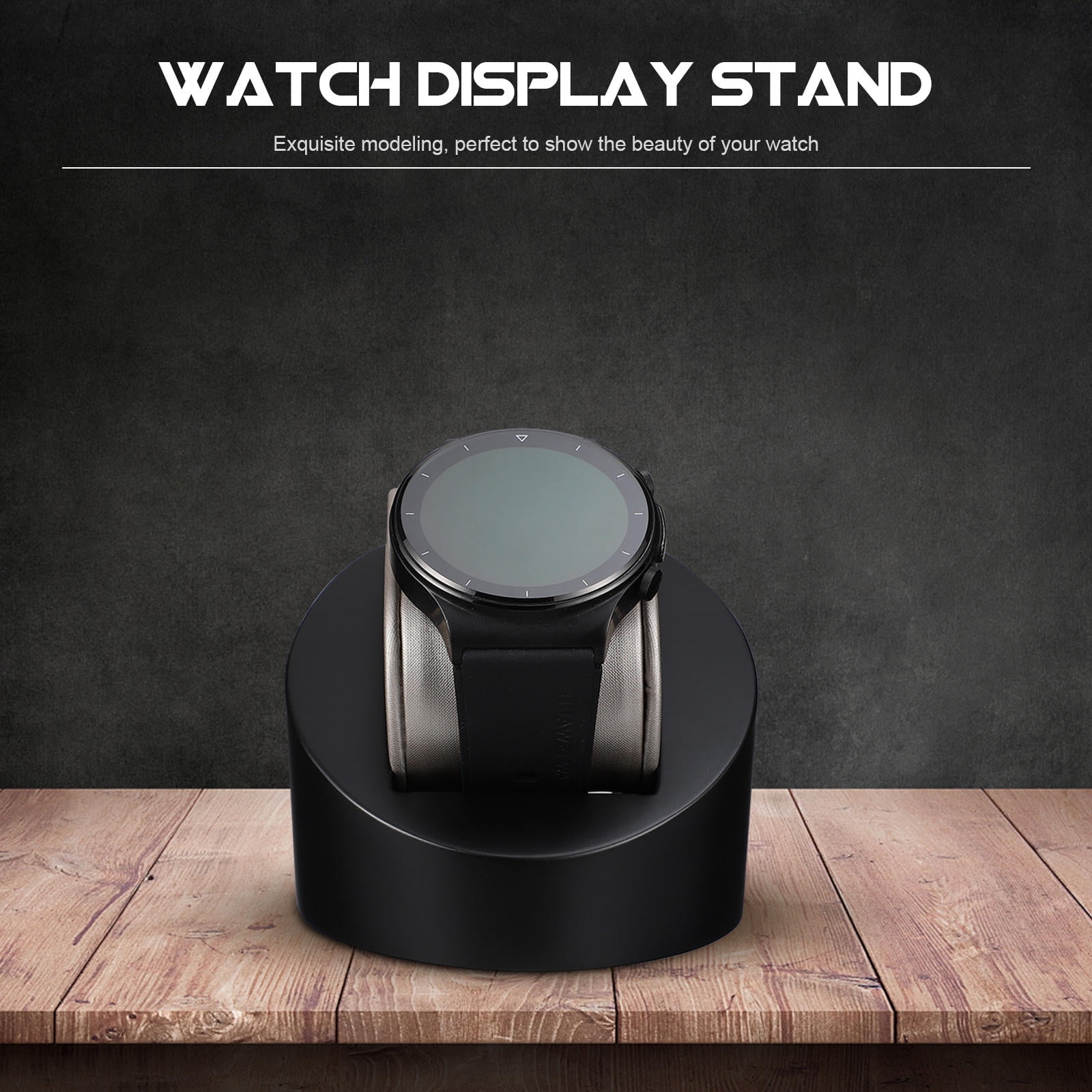 Mobutofu 1Pack Synthetic Material Watch Holder Rack Round Base for ...