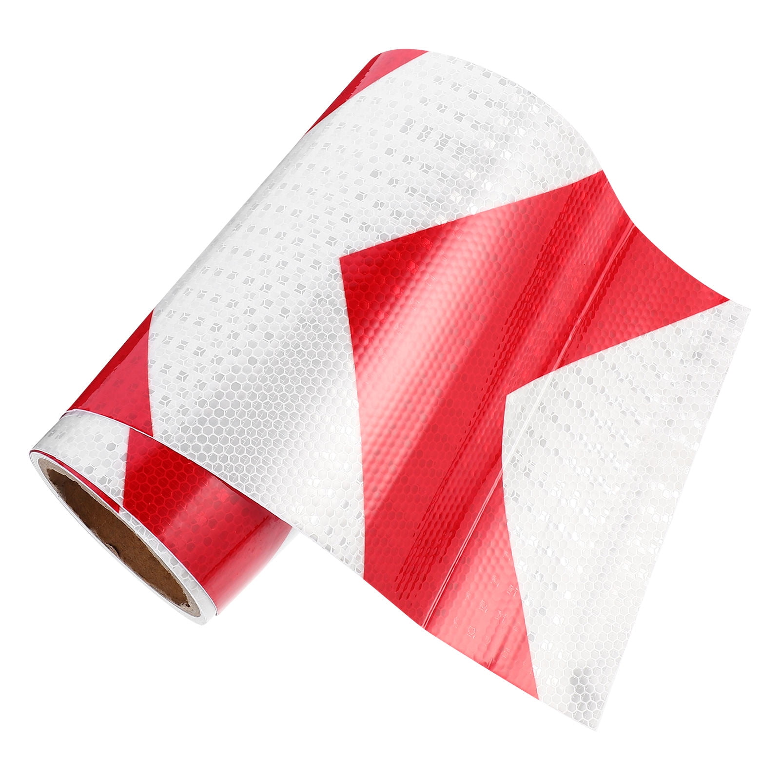 Mobutofu 1Pc Arrow Shape Red White Reflective Sticker Night Use Traffic ...