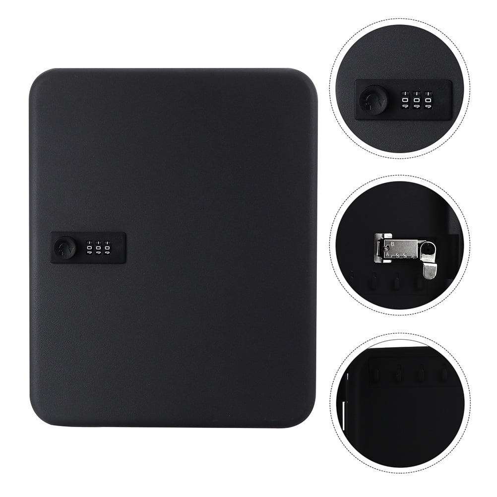 Mobutofu 1Pcs Black Key Organization Box Wall-mounted Key Box 9.82X7 ...
