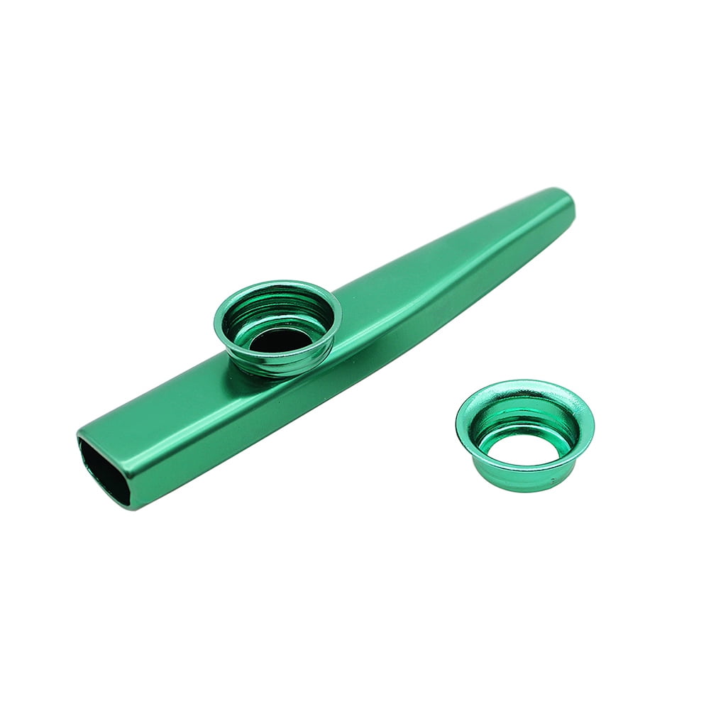 Mobutofu 1Pcs Kazoos Metal Musical Instrument Toy for Kids Green Travel ...