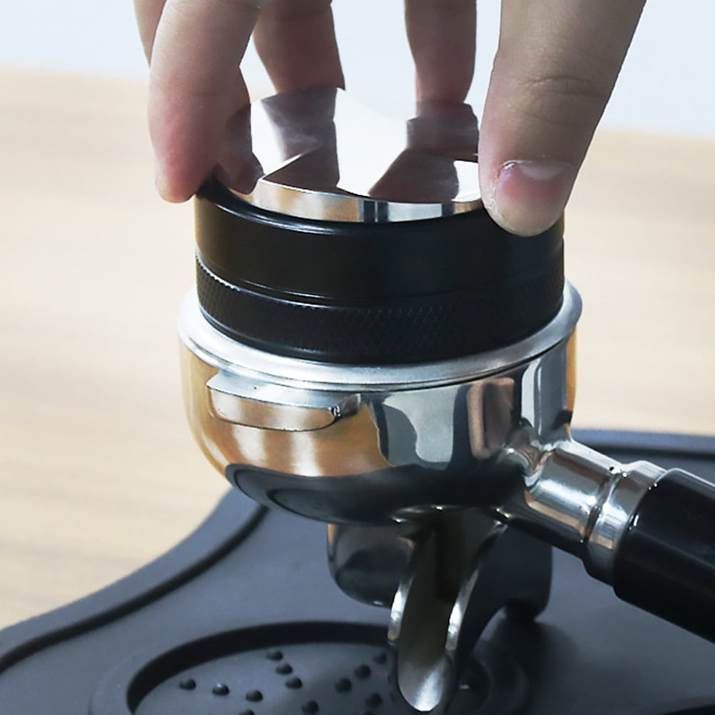 Mobutofu 1Set Coffee Tamp Hammer Dosing Funnel with Stainless Steel and ...