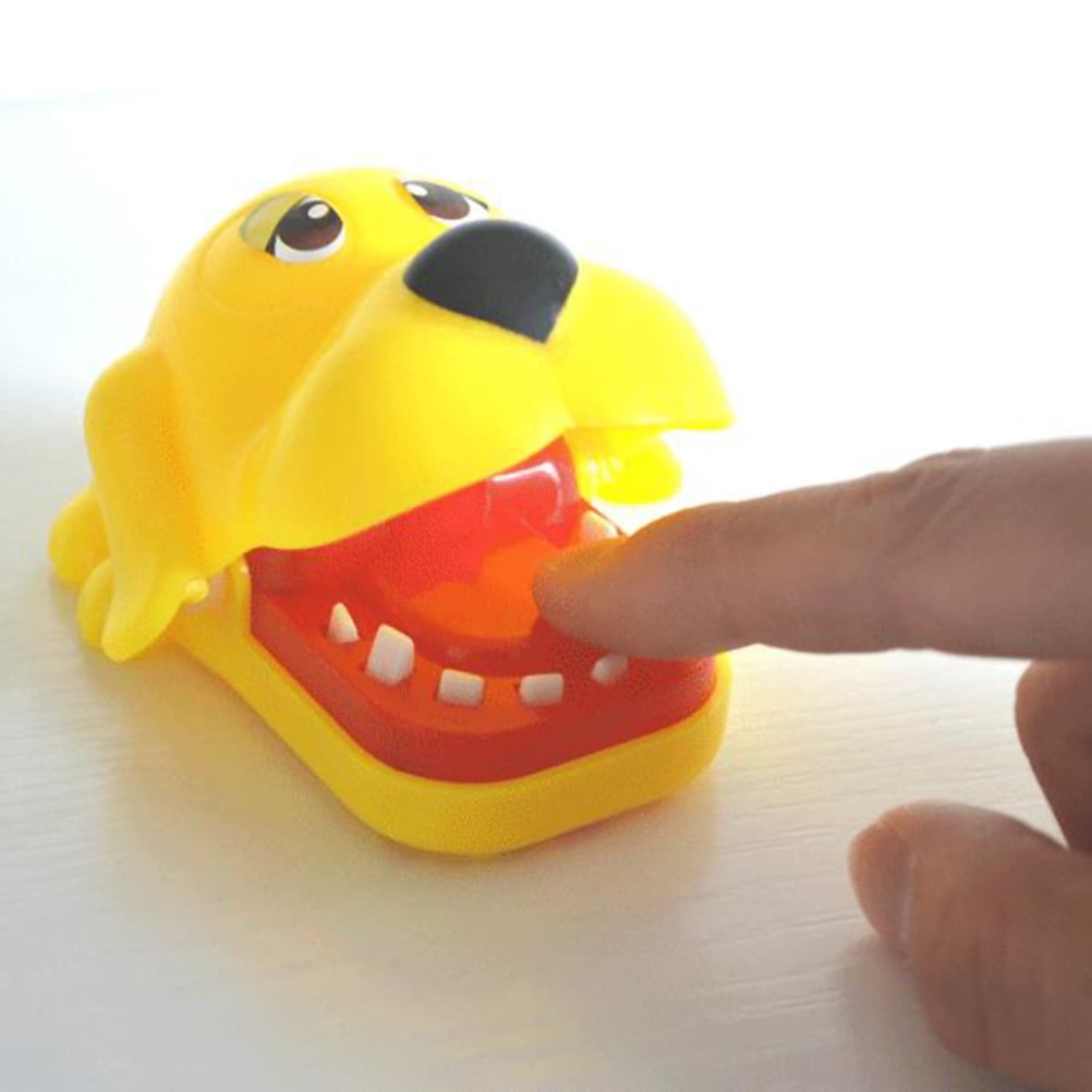 Mobutofu 1Set Finger Biting Toy Dog Shape Relief Role Play for Children ...