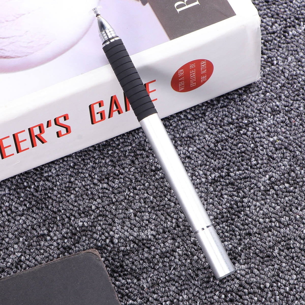 Mobutofu 1Set Metal Stylus Pen Silver Disc and Fiber Tip Design for ...