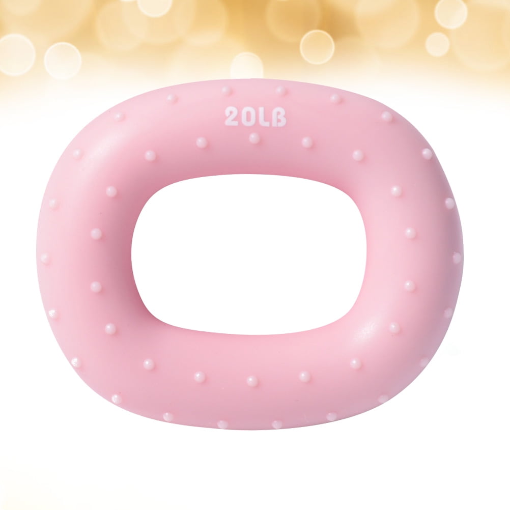 Mobutofu 1Set Pink Silicone Hand Grip Squeezer for Strength Training ...