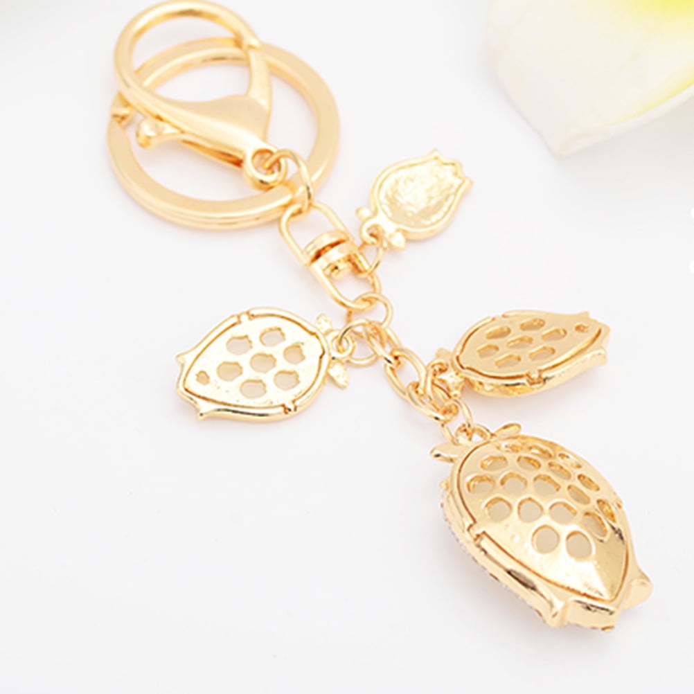Mobutofu 1Set Purse Charms for Women Metal Crystal Tulip Flower Shape ...