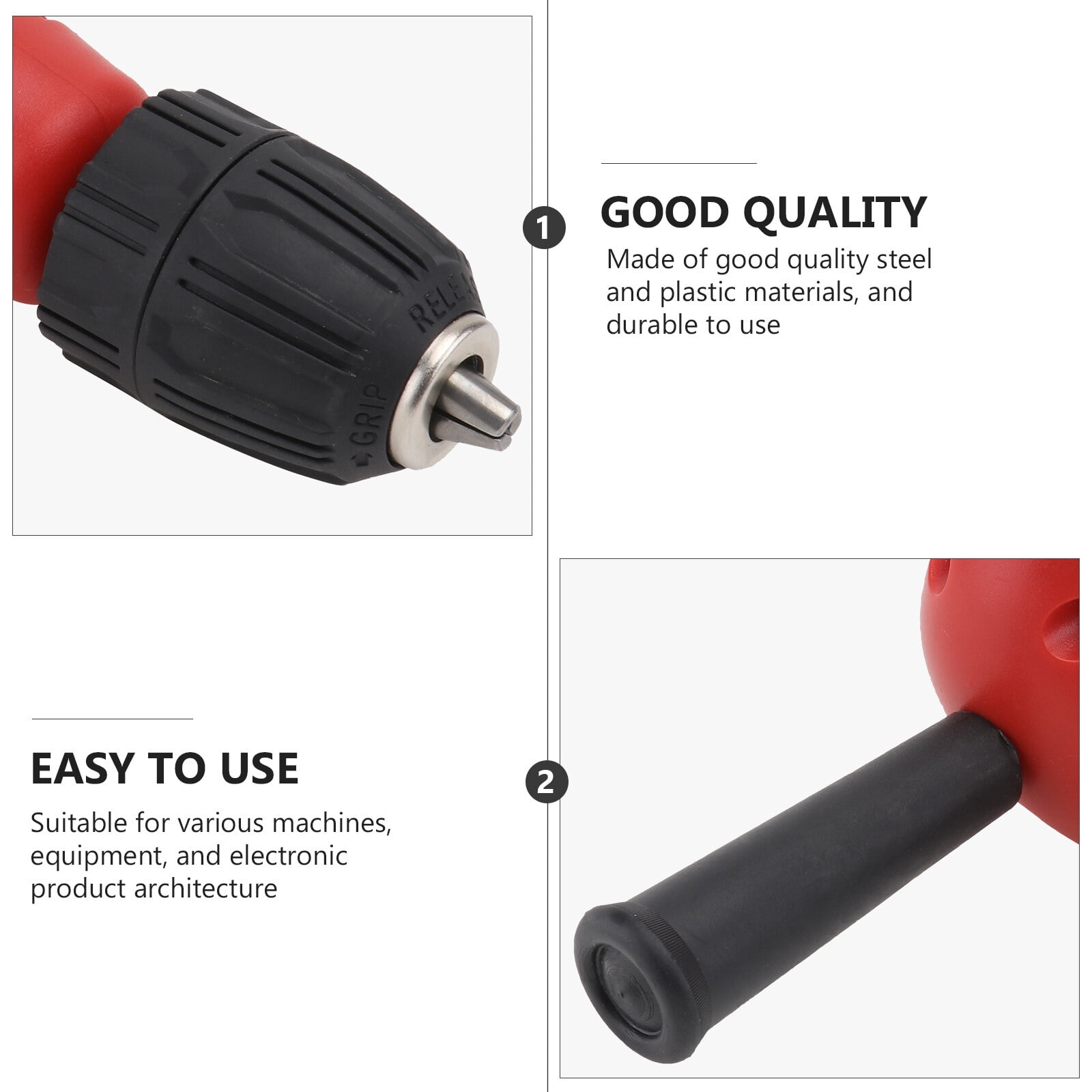 Mobutofu 1Set Turns Power Drill Red High-carbon Steel Angle Screwdriver ...