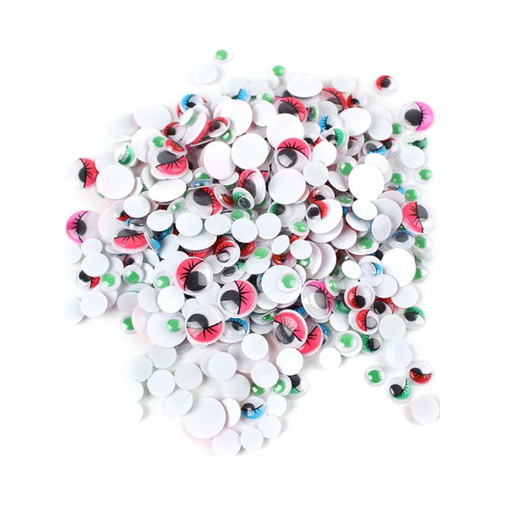 Mobutofu 200Pcs Assorted -Adhesive Googly Eyes for Scrapbooking and ...