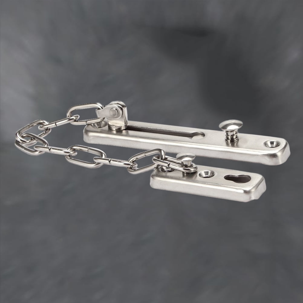 Mobutofu 2Pack Door Lock Chain Stainless Steel Door Lock for Adults 12 ...