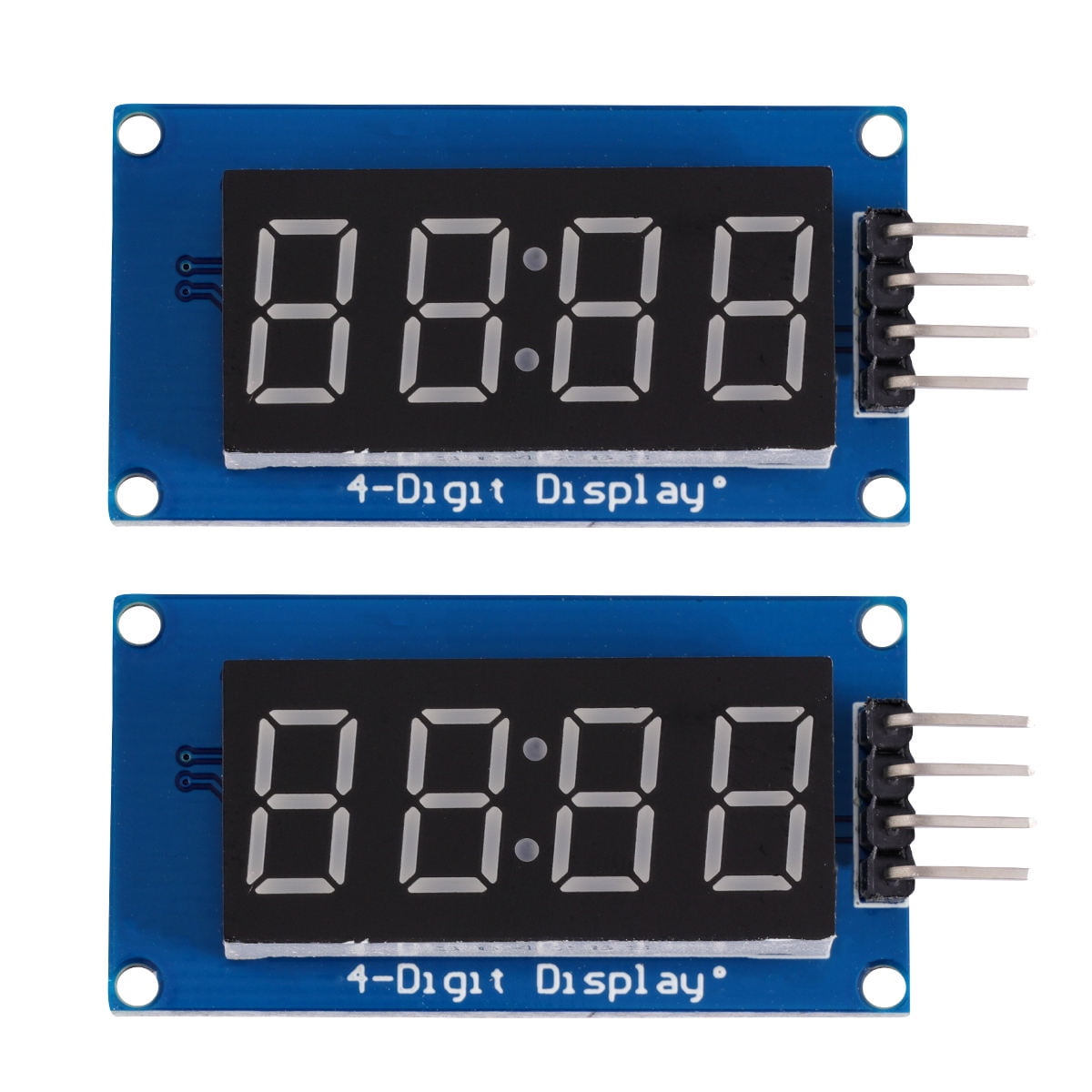 Mobutofu 2Pcs 4 Tube Led Display Module with Led Brightness Adjustable ...