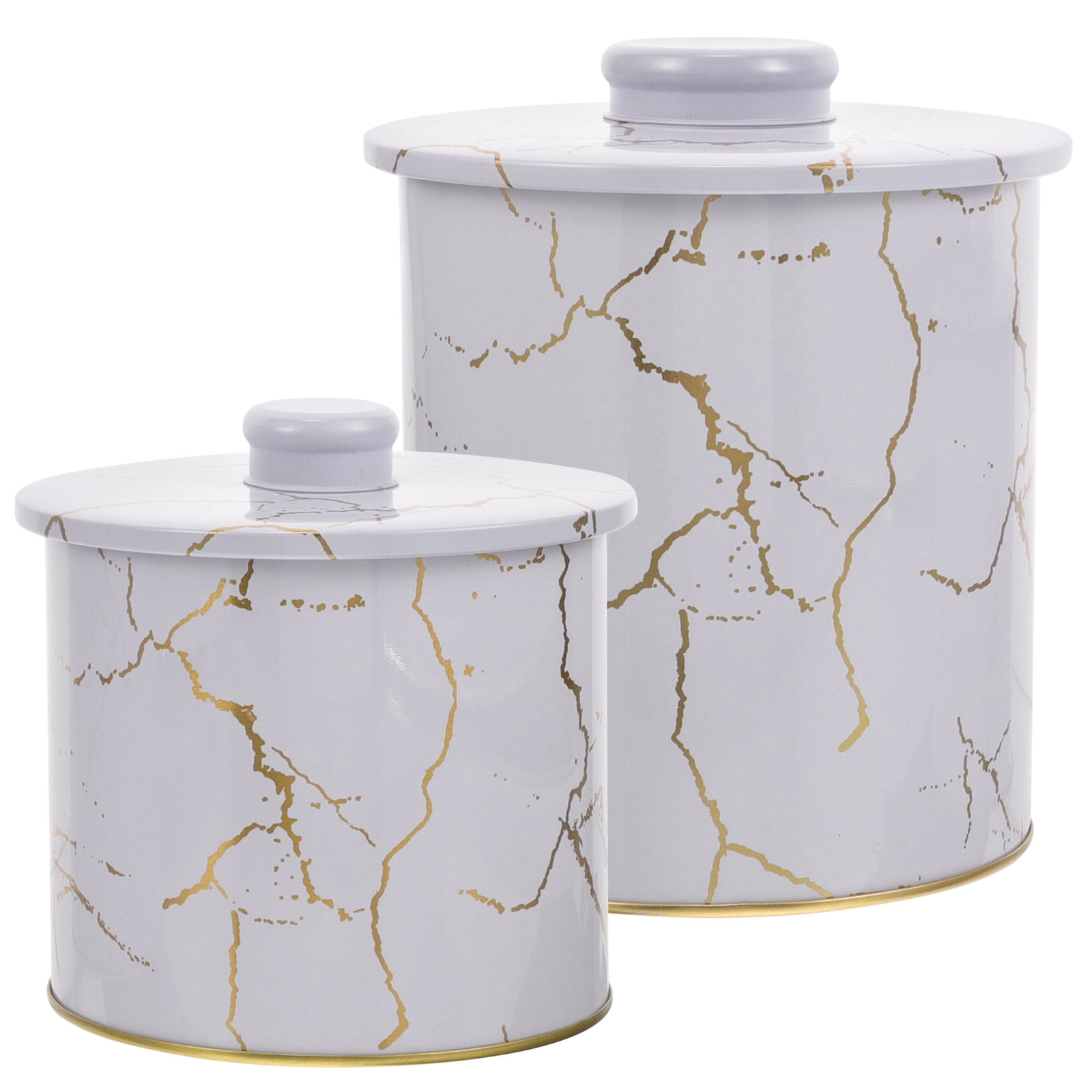 Mobutofu 2Pcs White Iron Small Cake Boxes for Baking and Food Packaging ...