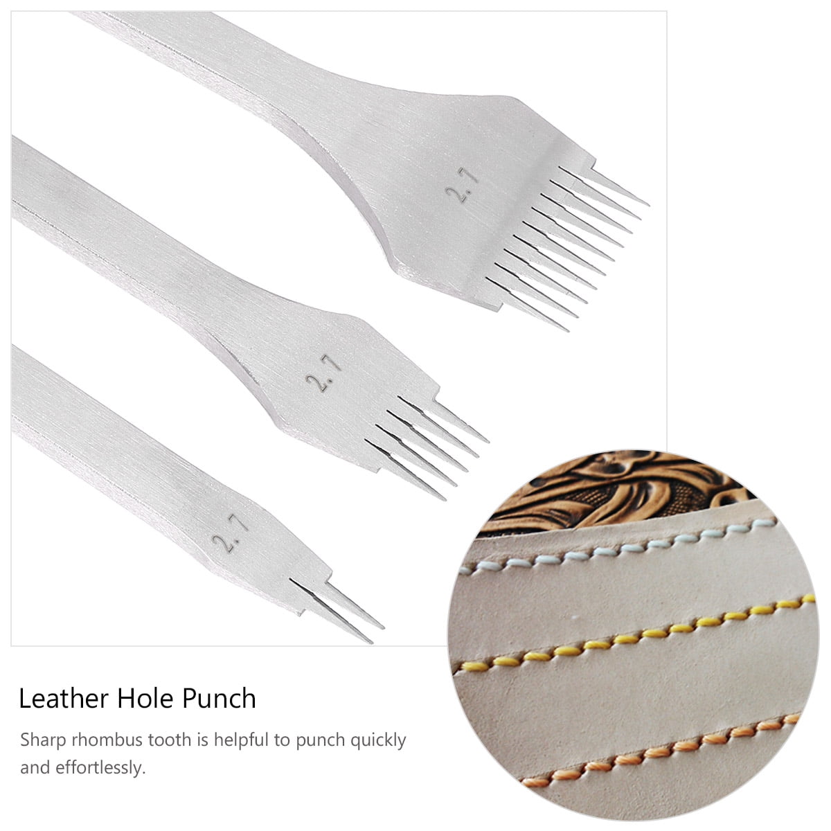 Mobutofu 3 Pcs Handmade Craft Tool for Leather Working and Decorating ...
