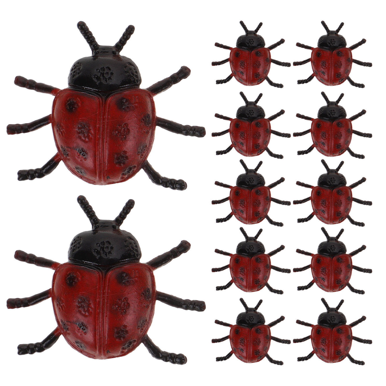 Mobutofu 30Pcs Ladybug Toy Figure Tiny Ladybug Toys For Children And ...