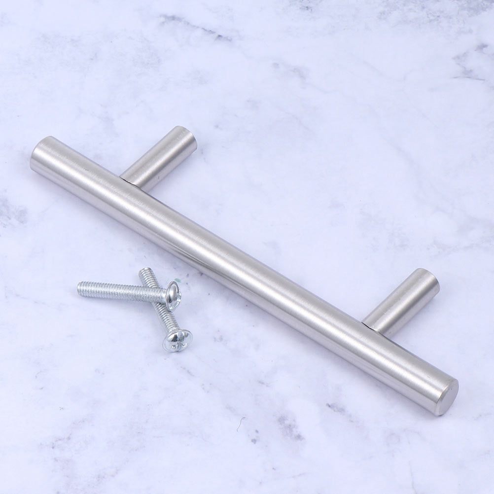 Mobutofu 30Pcs T-Shaped Drawer Knobs Pull Handles in Silver for Kitchen ...
