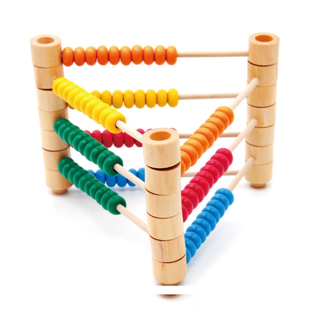 Mobutofu 32Pcs Abacus Beads Counting Toys Detachable Design Teaching ...